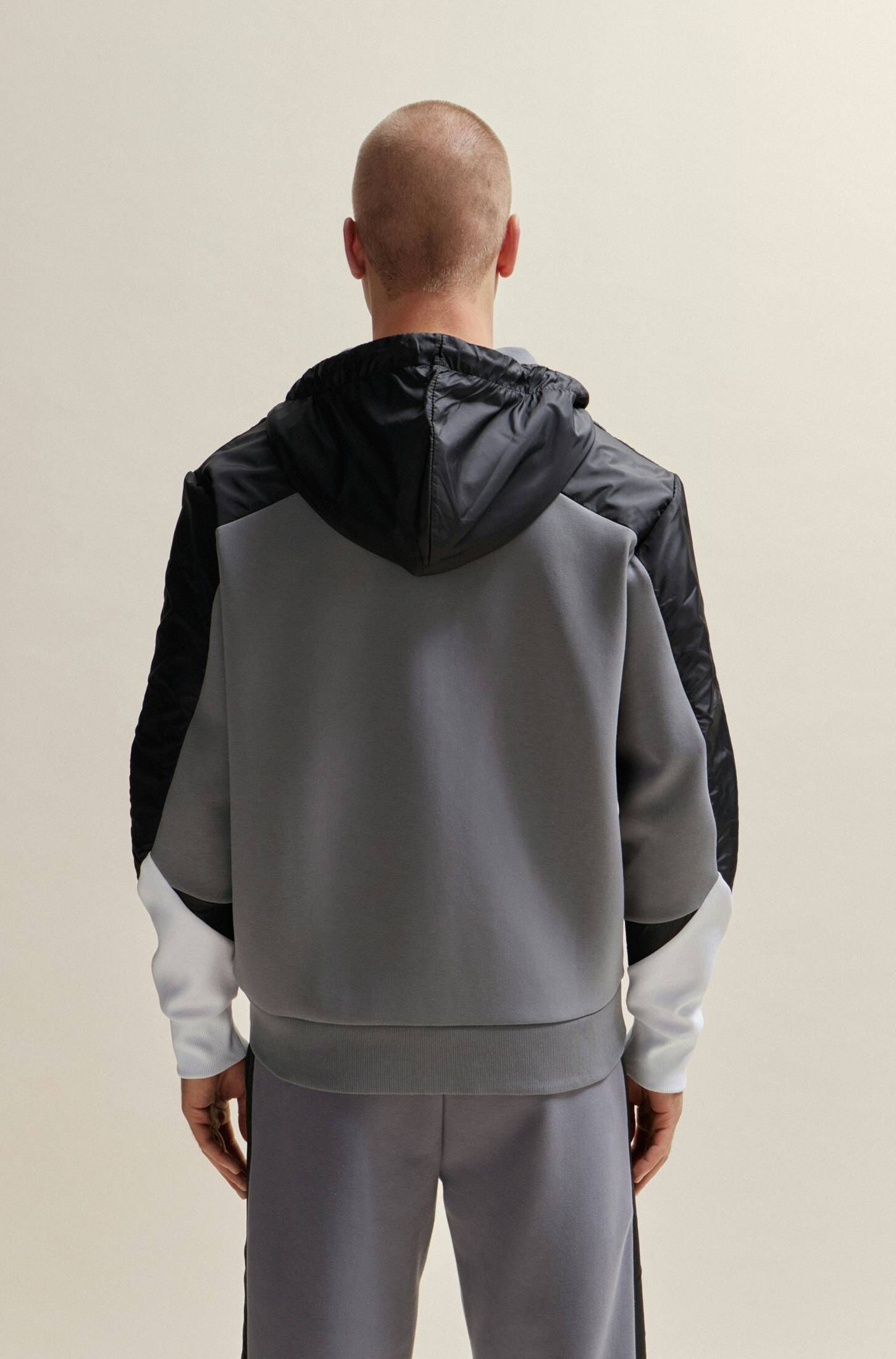 Luxus Sweatjacke Herren Grau Bild