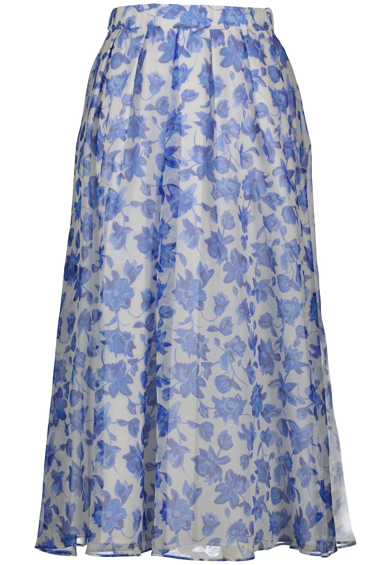 Weekend Max Mara Damen Seidenrock MARCA in blau kaufen | engelhorn