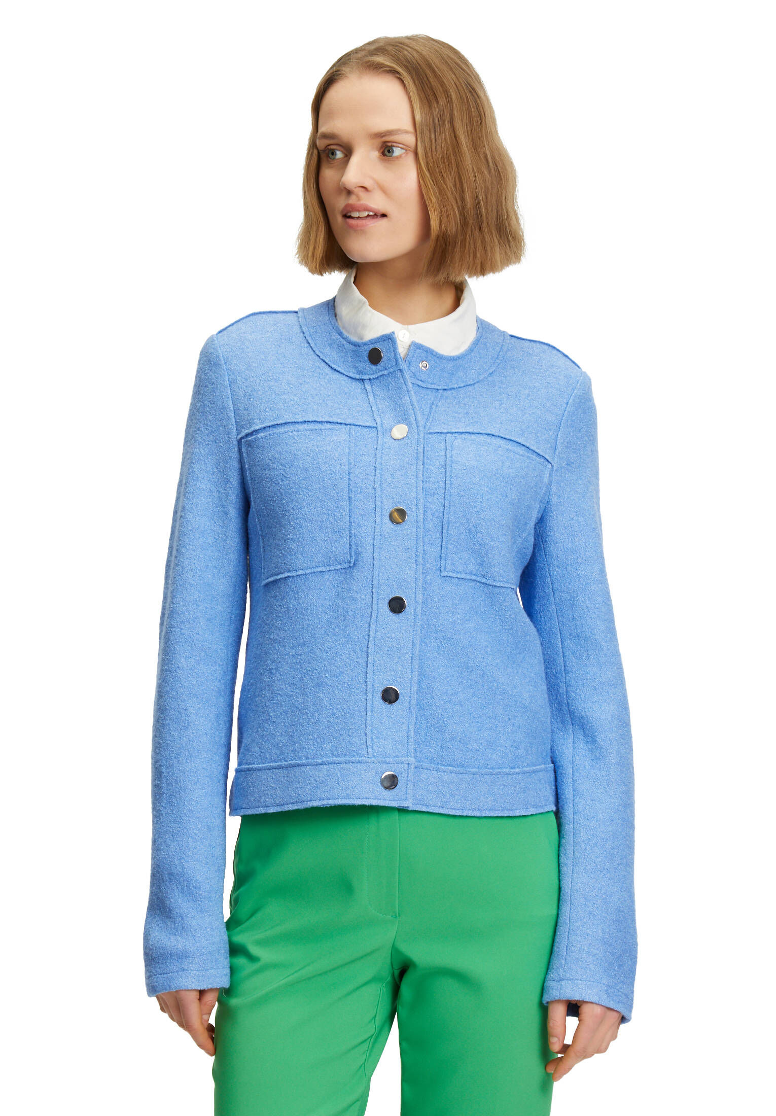 Damen Blazer-Jacke mit Taschen