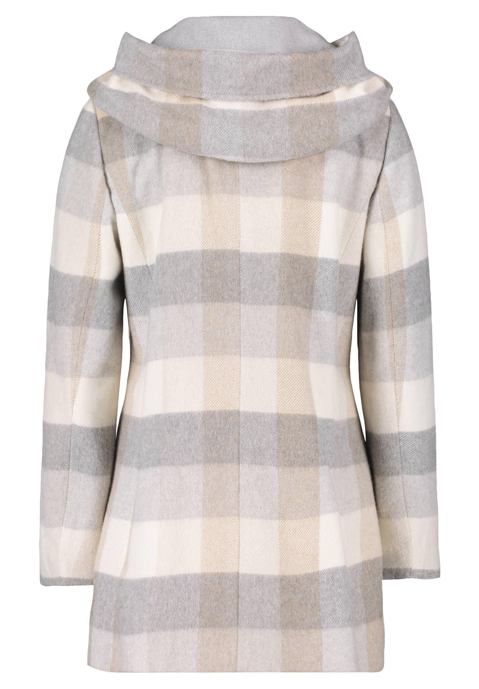 Damen Kurzmantel mit Kapuze