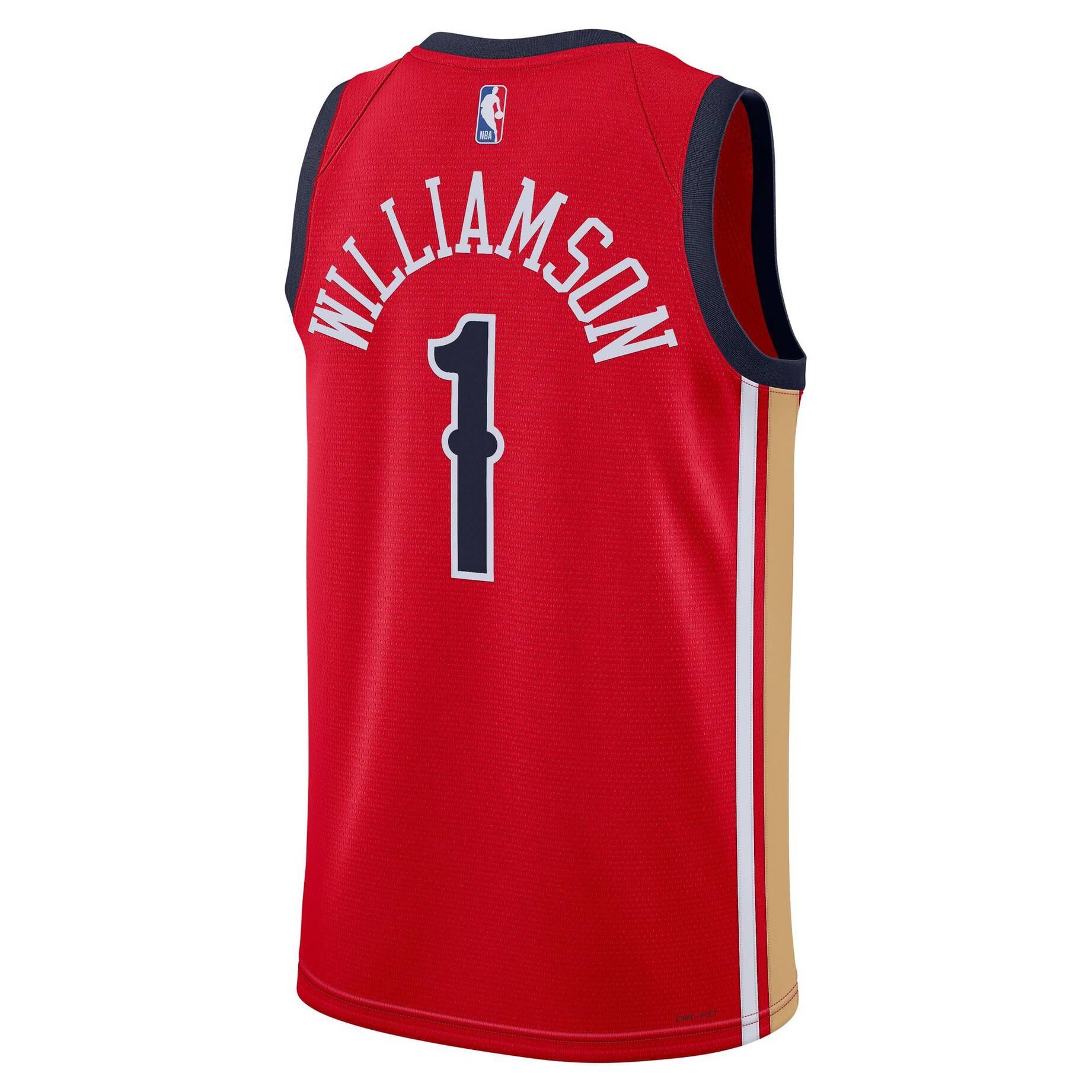 Nike Basketballtrikot NBA NEW ORLEANS PELICANS ZION WILLIAMSON in rot ...