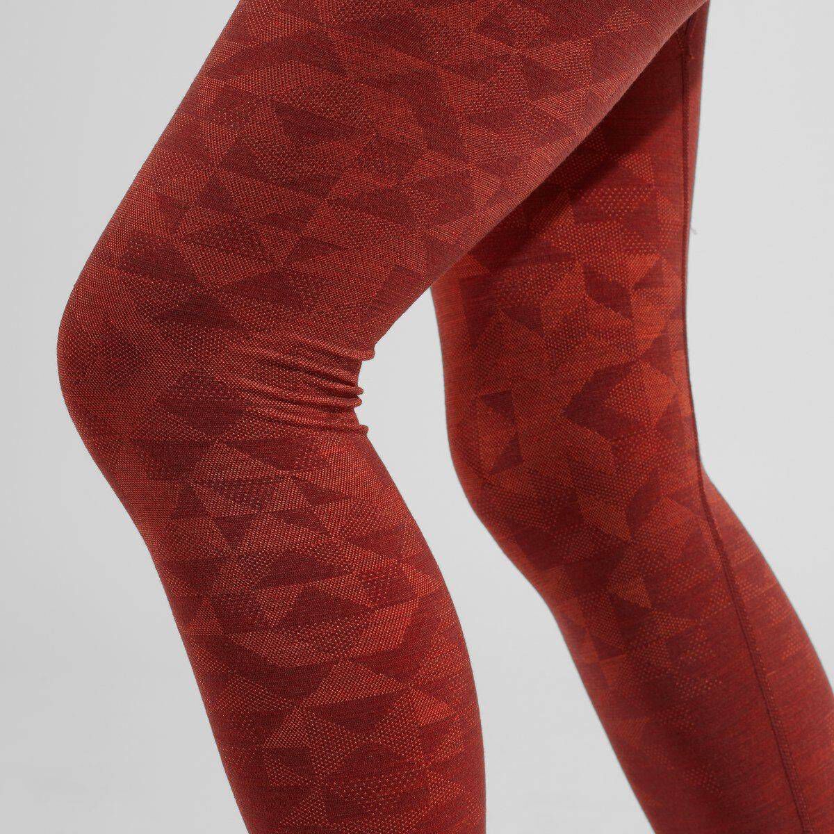 Odlo Damen Tights KINSHIP PERFORMANCE WOOL 200 mit Wolle in Rot kaufen ...