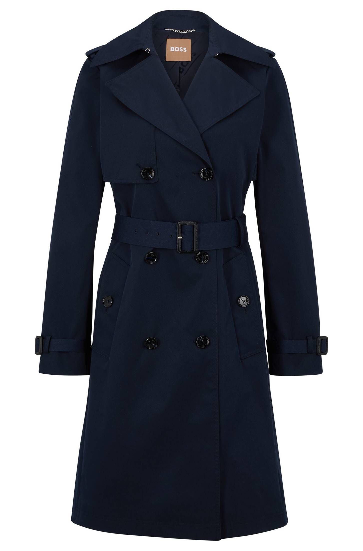 BOSS Damen Trenchcoat CONRY Regular Fit in blau kaufen | engelhorn