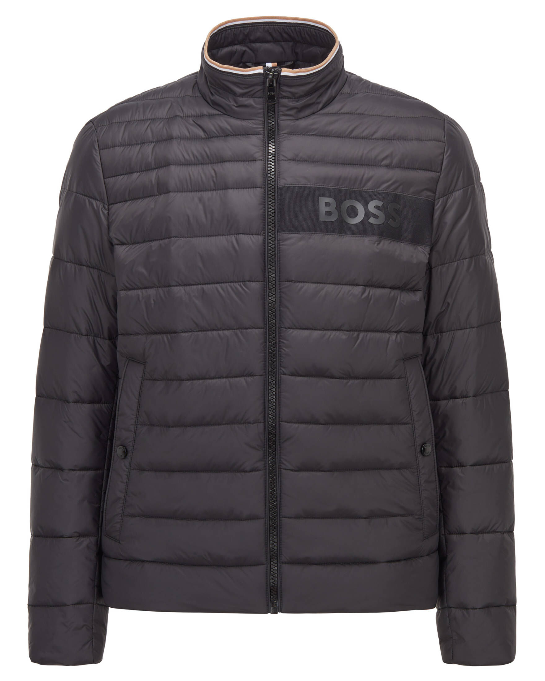 Stilvolle Boss Steppjacke Herren Bild