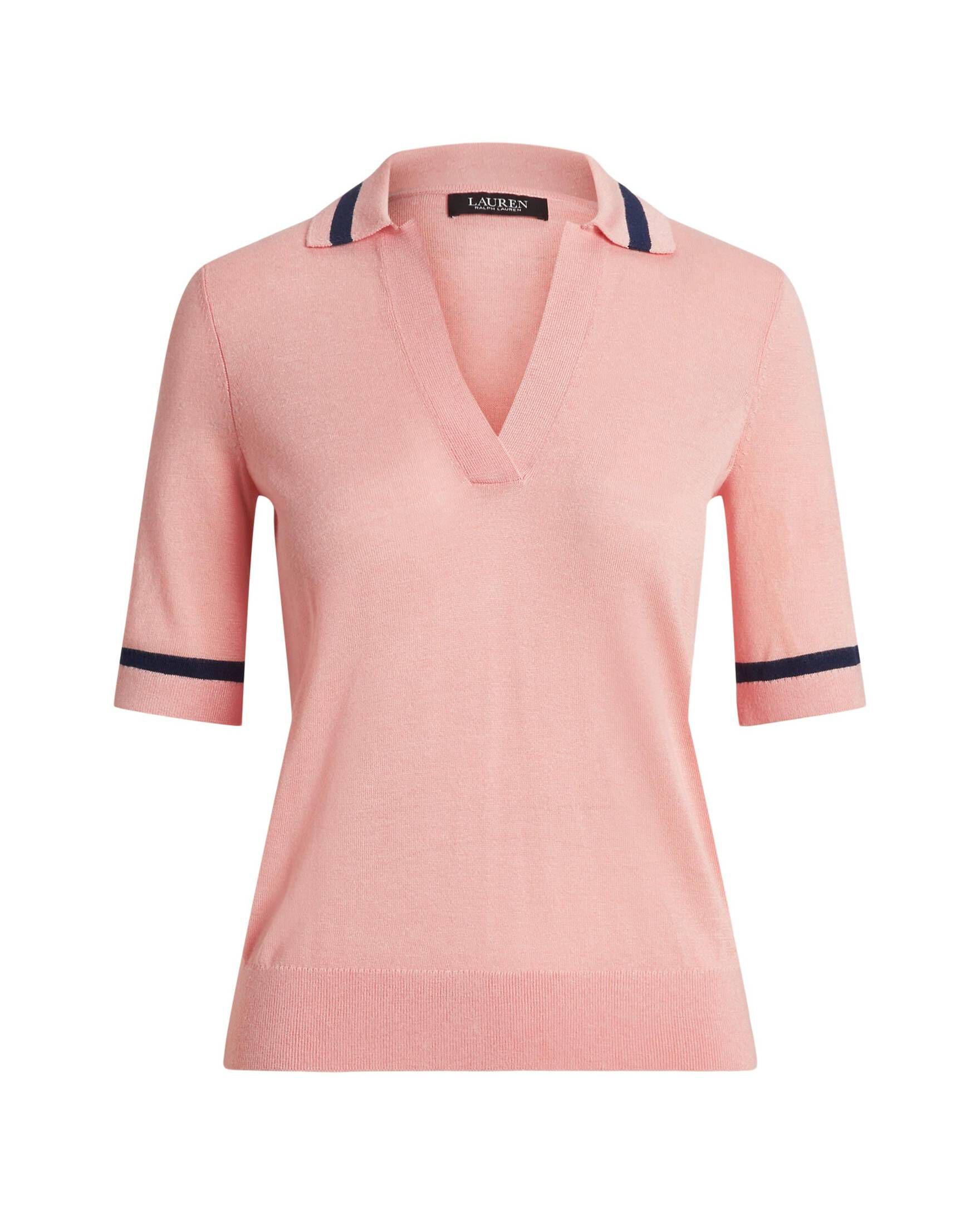 Damen Kurzarmpullover mit Seide