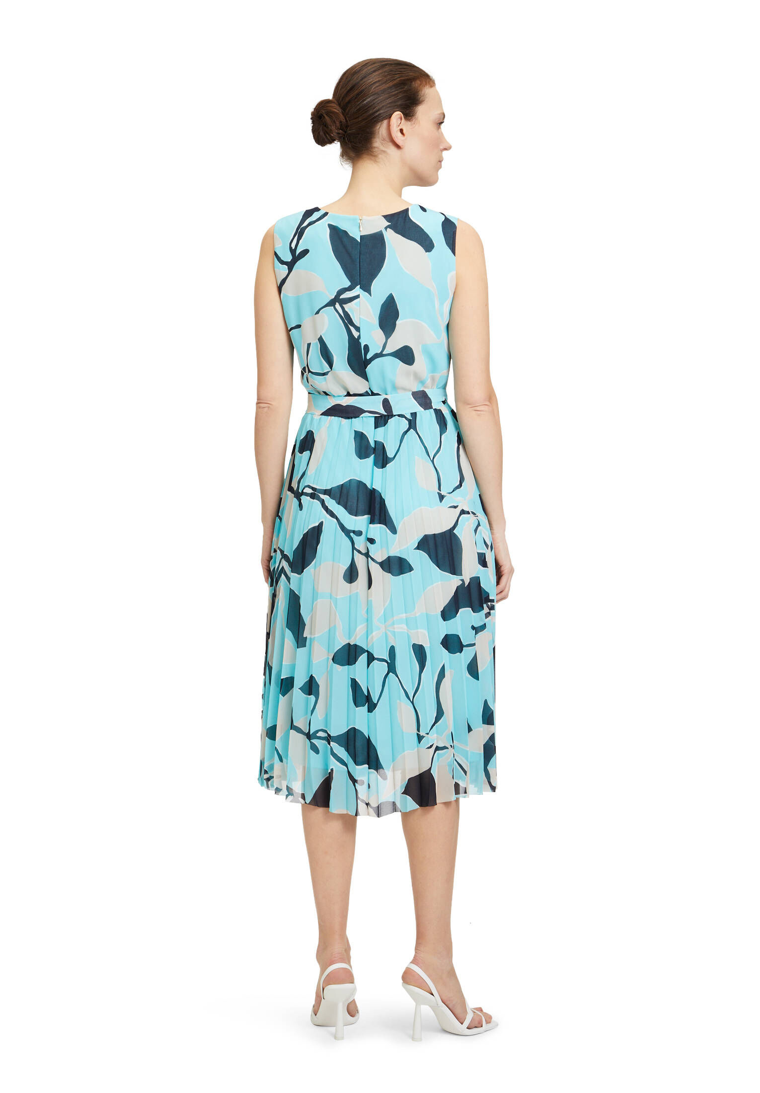 Damen Chiffonkleid mit Plissee