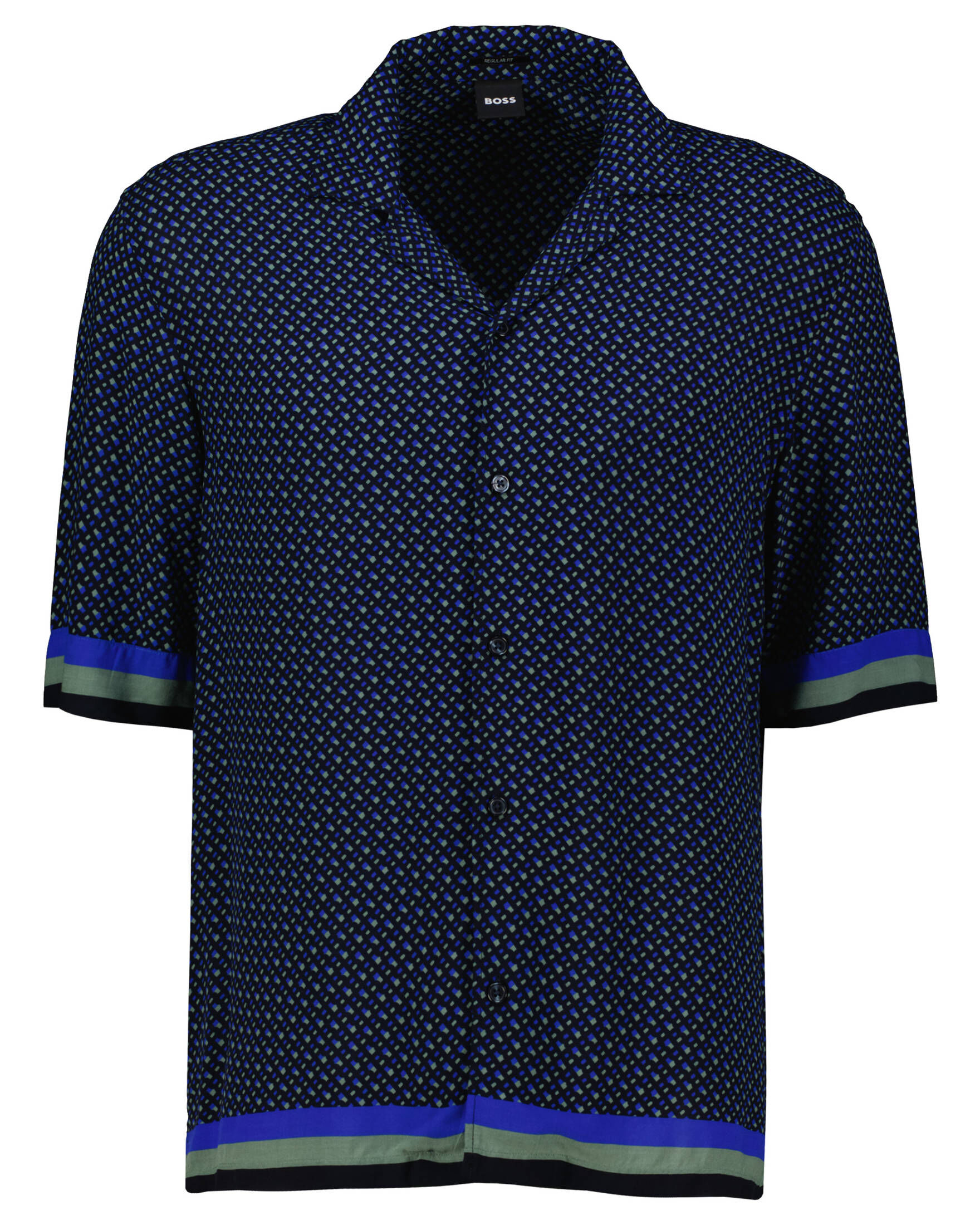 Herren Freizeithemd LARSU_O Regular Fit Kurzarm