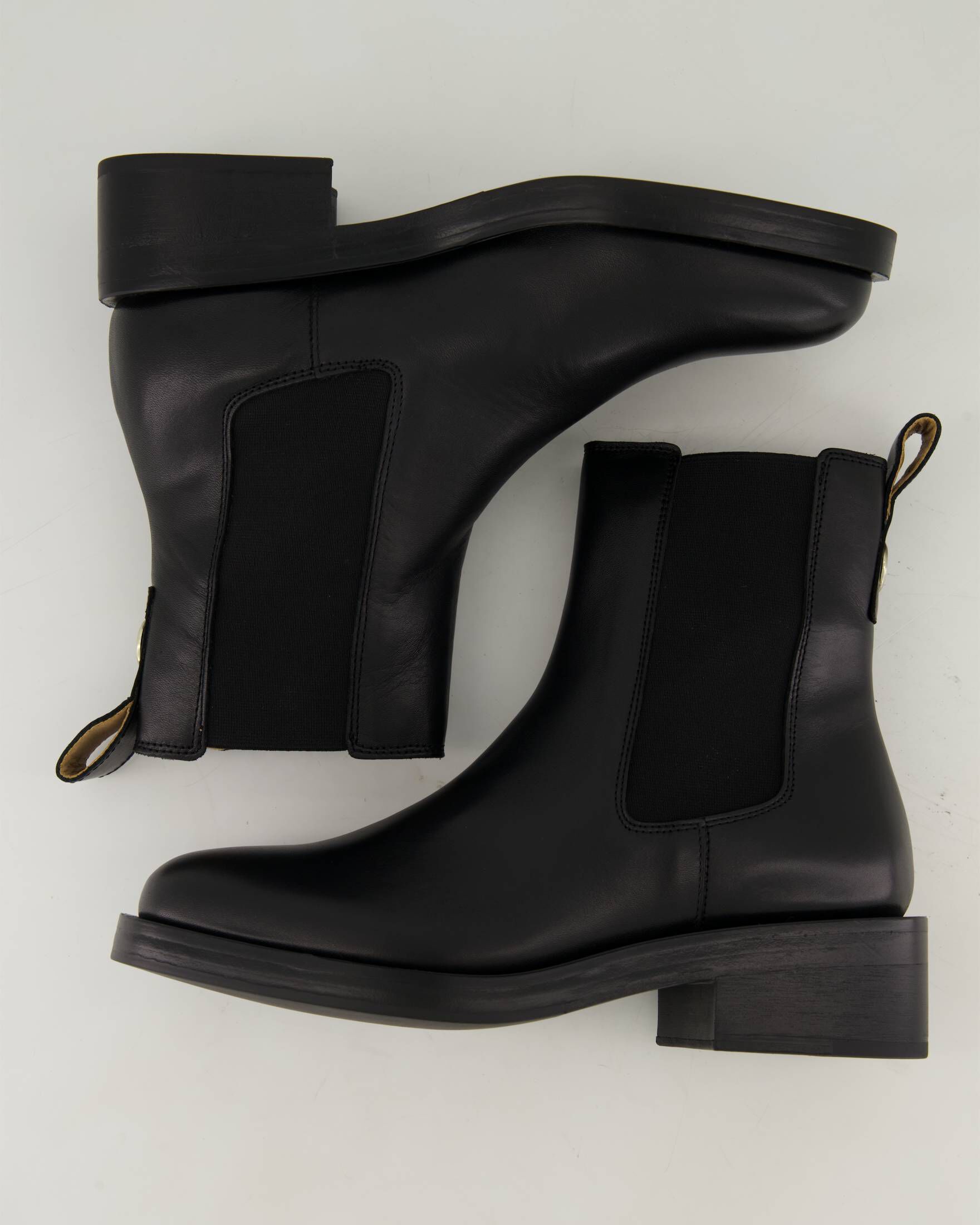 BOSS Damen Chelsea Boots aus Leder IRYNA in schwarz kaufen | engelhorn
