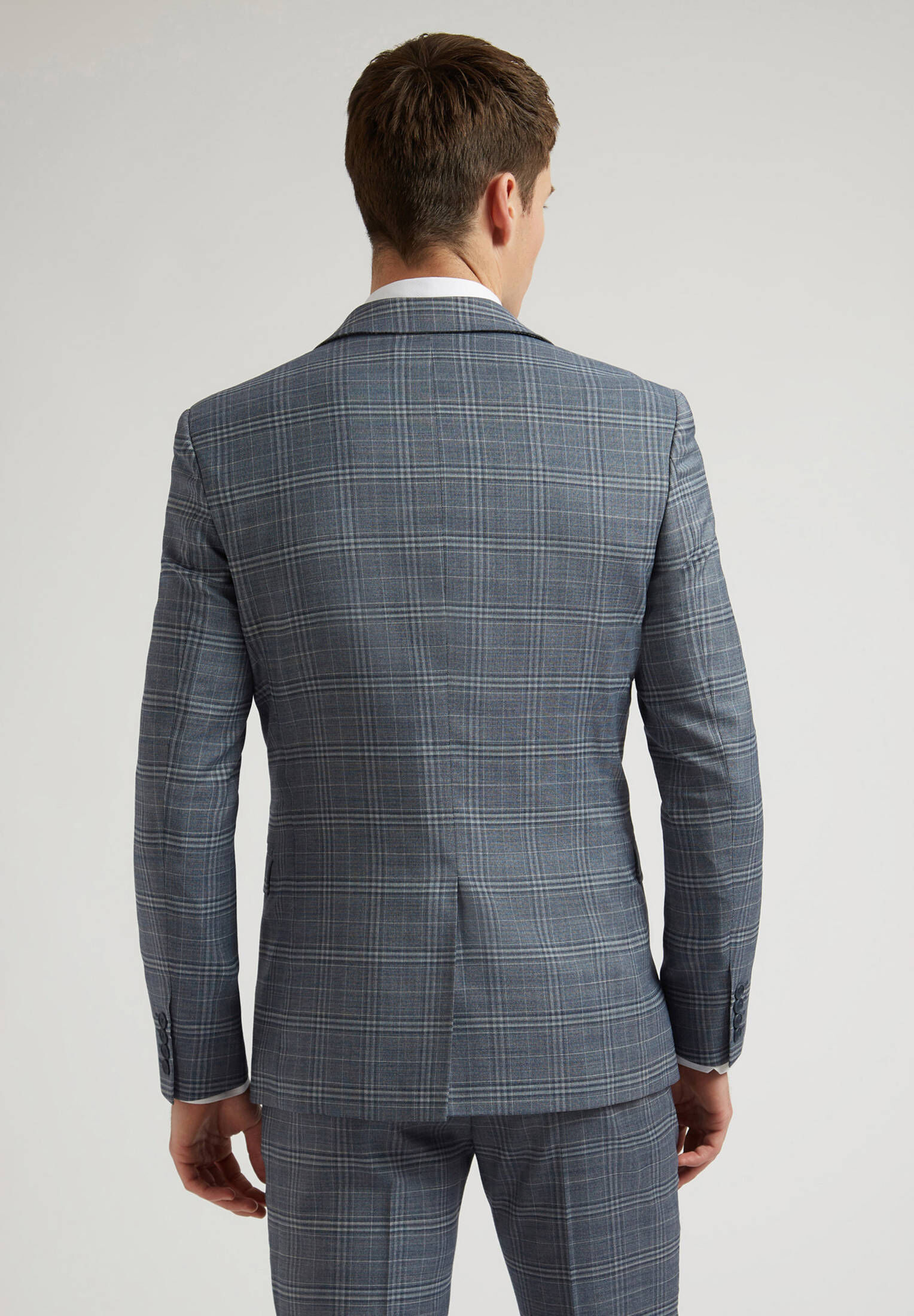 Herren Sakko Dusty Blue Check
