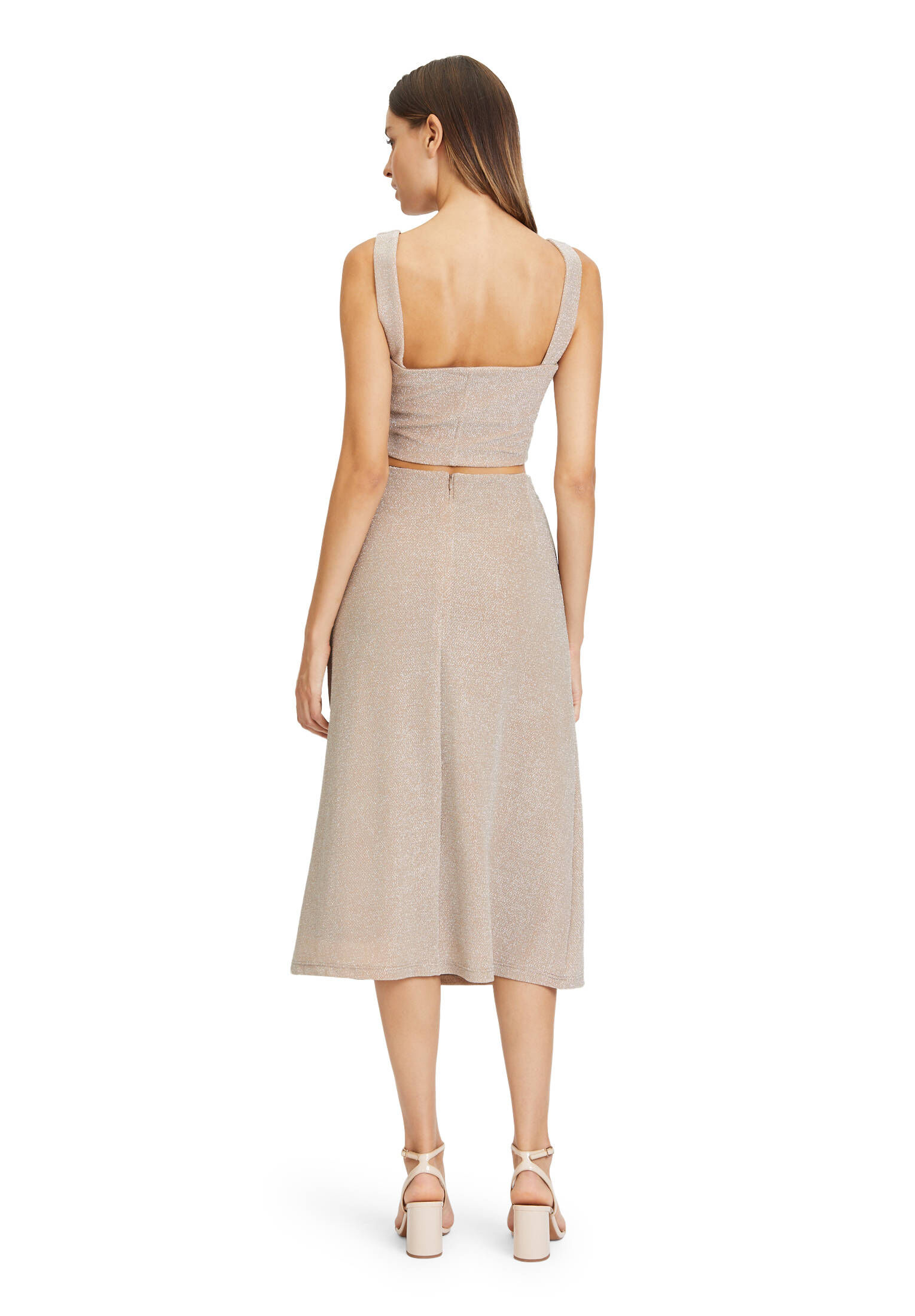 Damen Stretch-Rock im Glitzer-Look