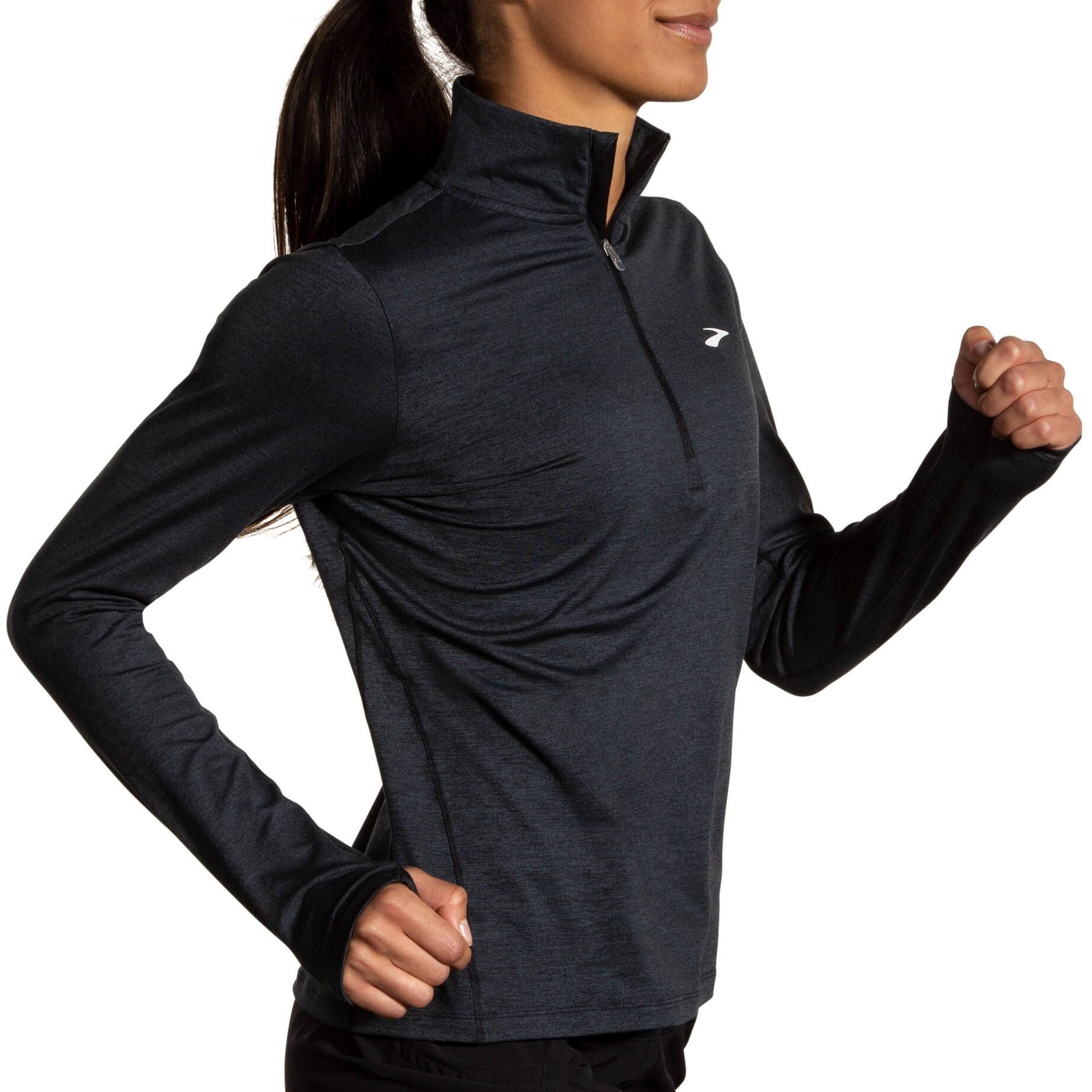Damen Laufshirt DASH 1/2 ZIP 2.0 Langarm