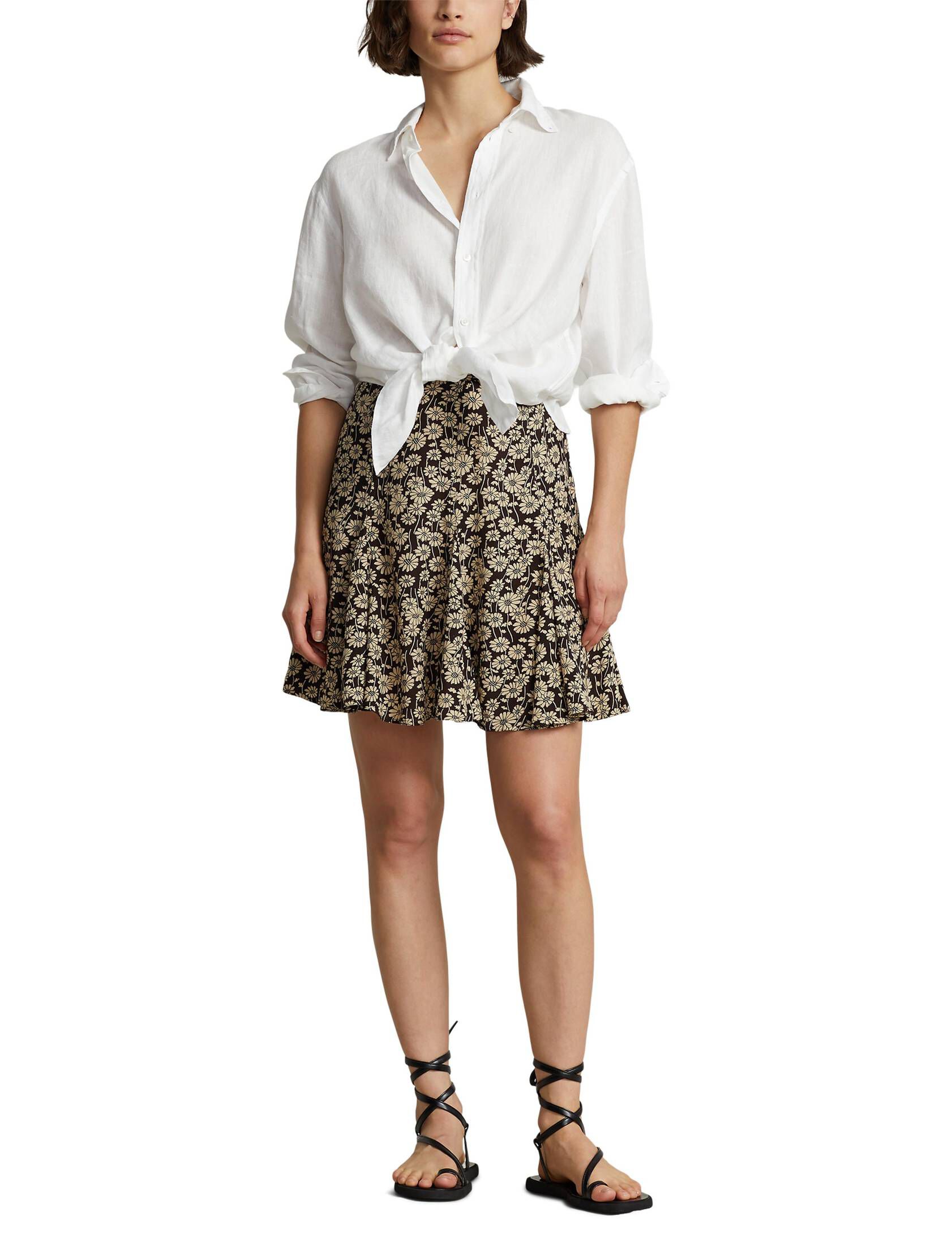 Damen Rock GODET Minirock