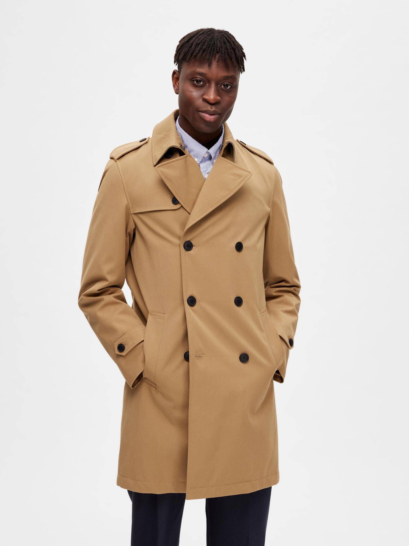 Herren Trenchcoat SLHWILLIAM