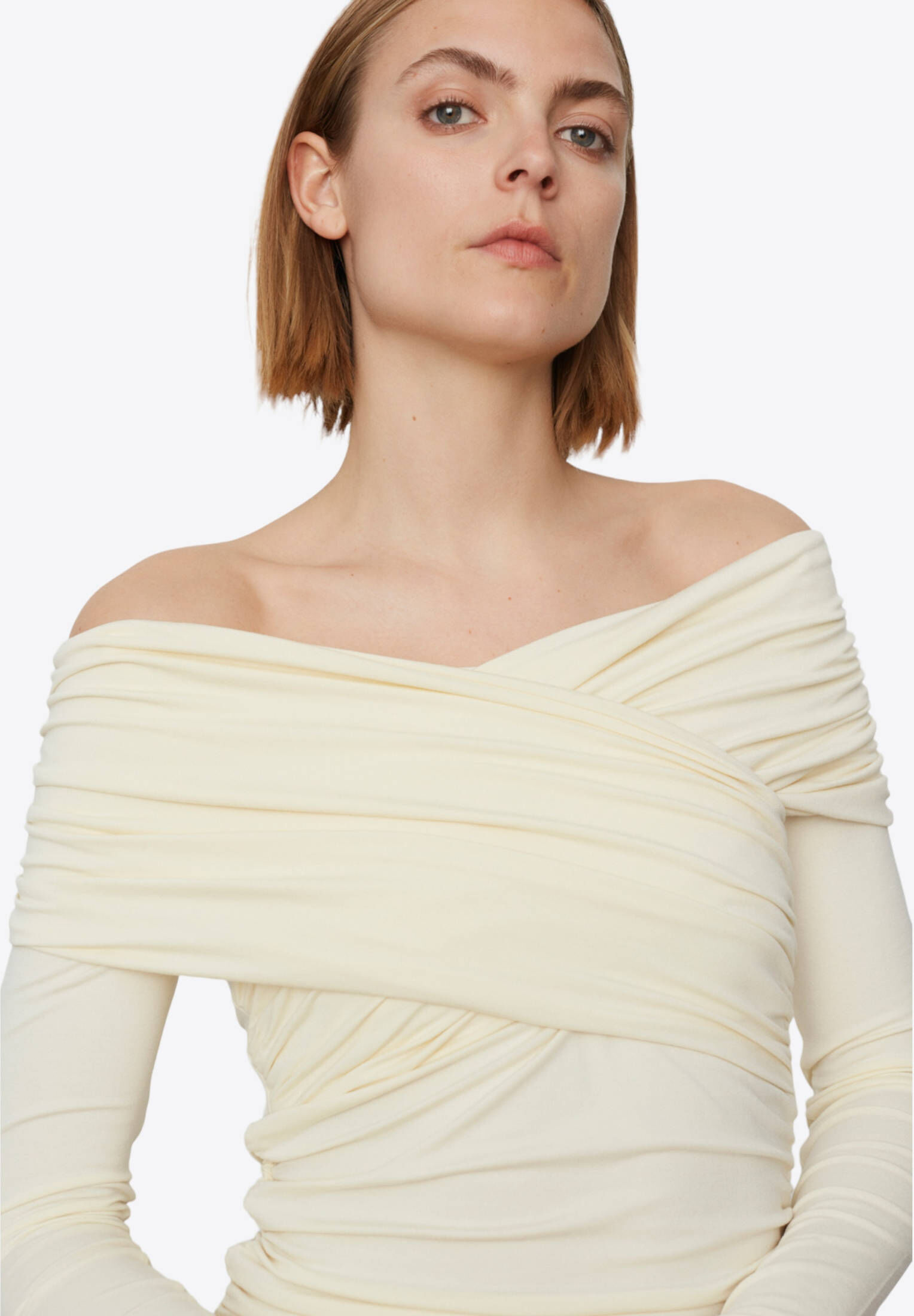 Damen Bluse Sandra - Wrap Jersey