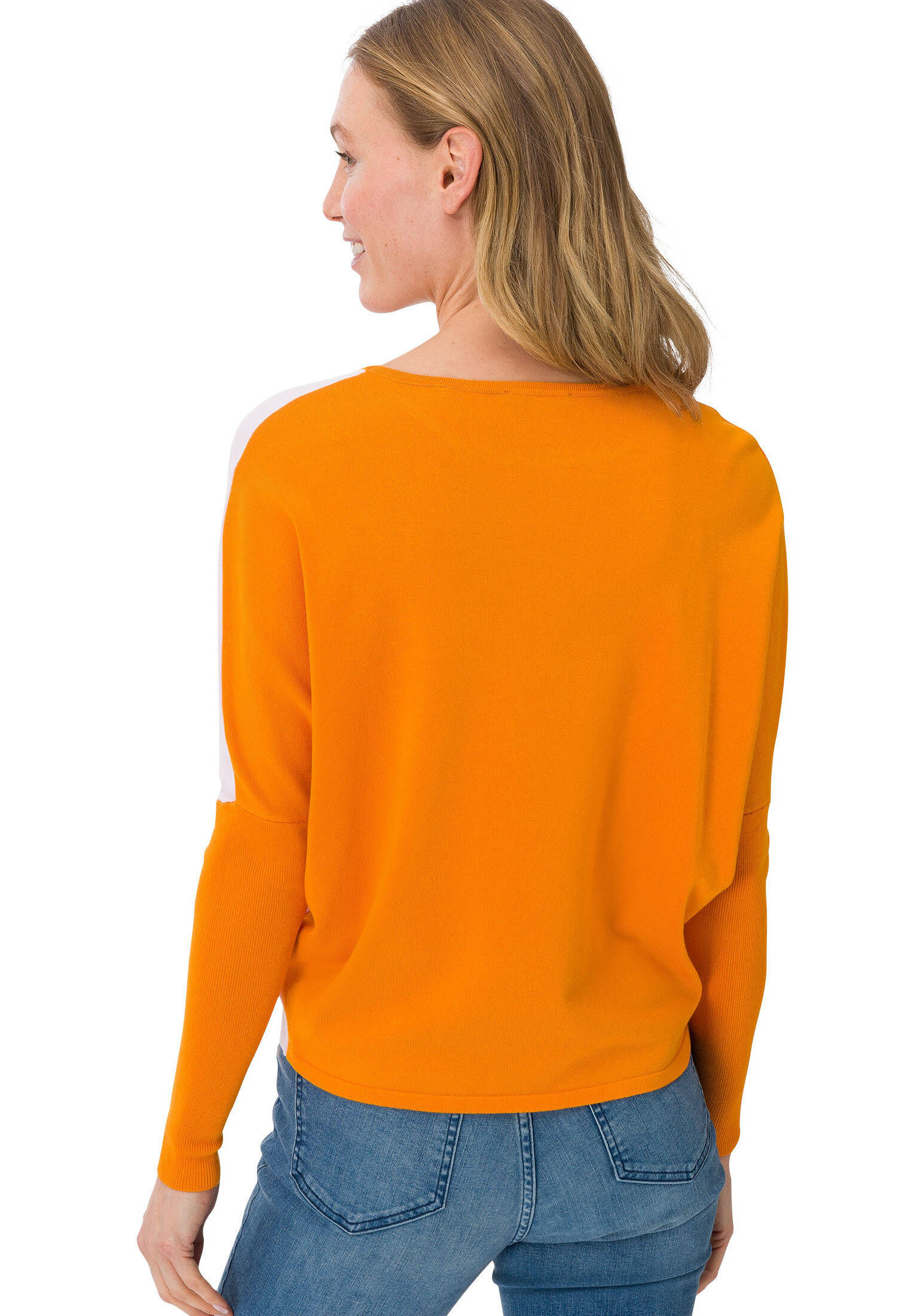 Damen Strickpullover mit Colourblocking