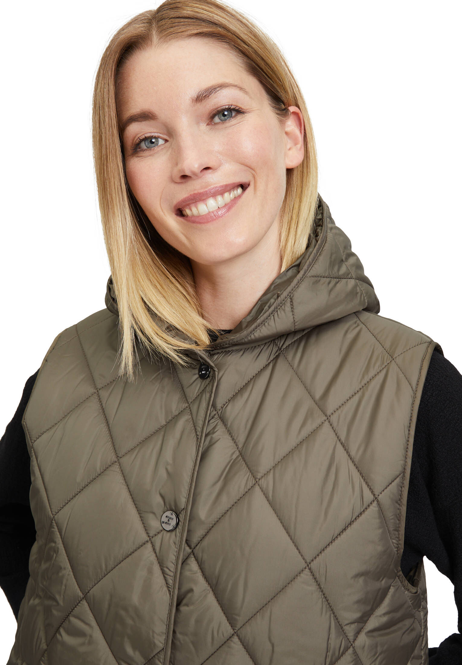 Amber & June Damen Steppweste mit Kapuze kaufen | engelhorn