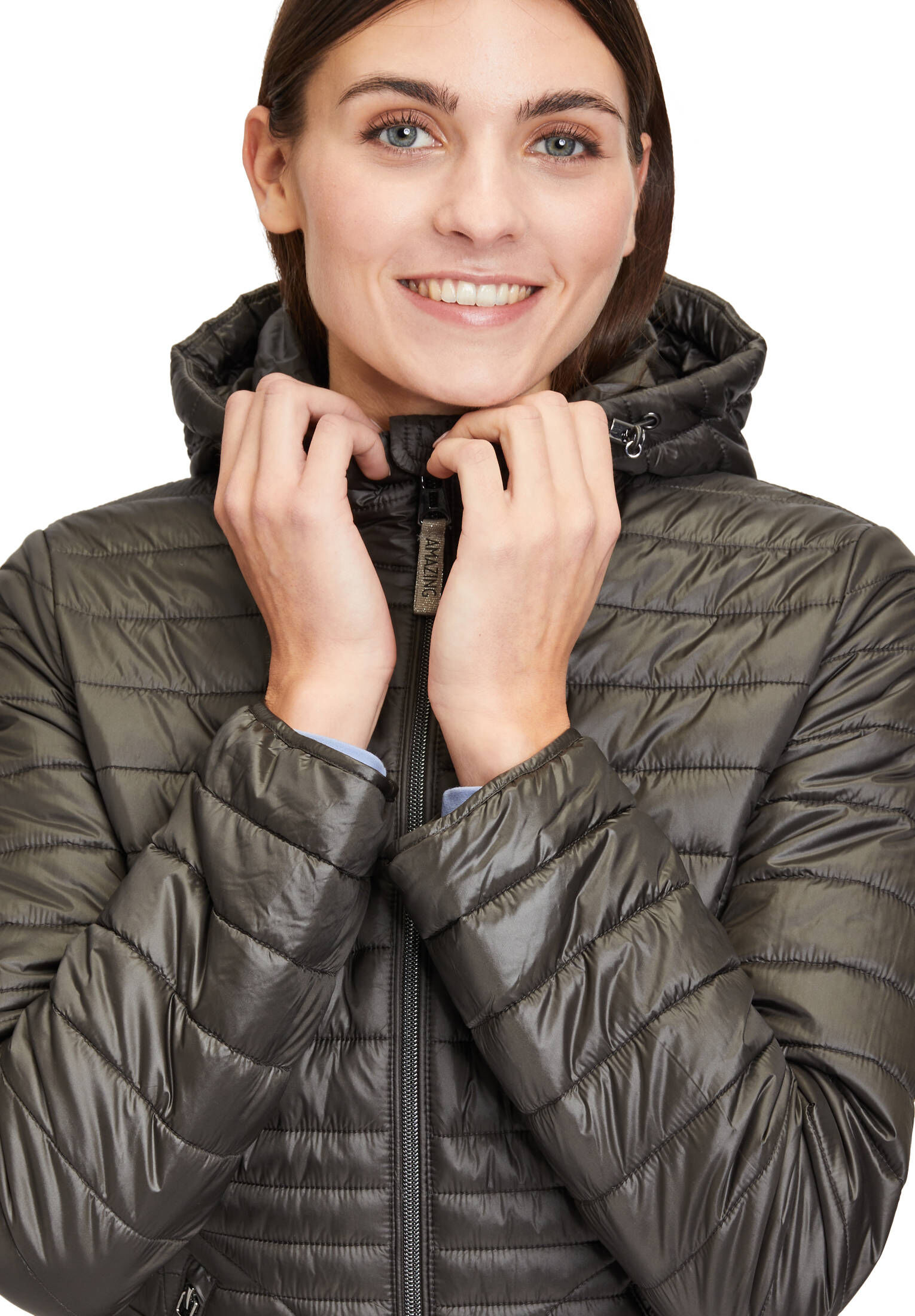 Damen Steppjacke mit Kapuze