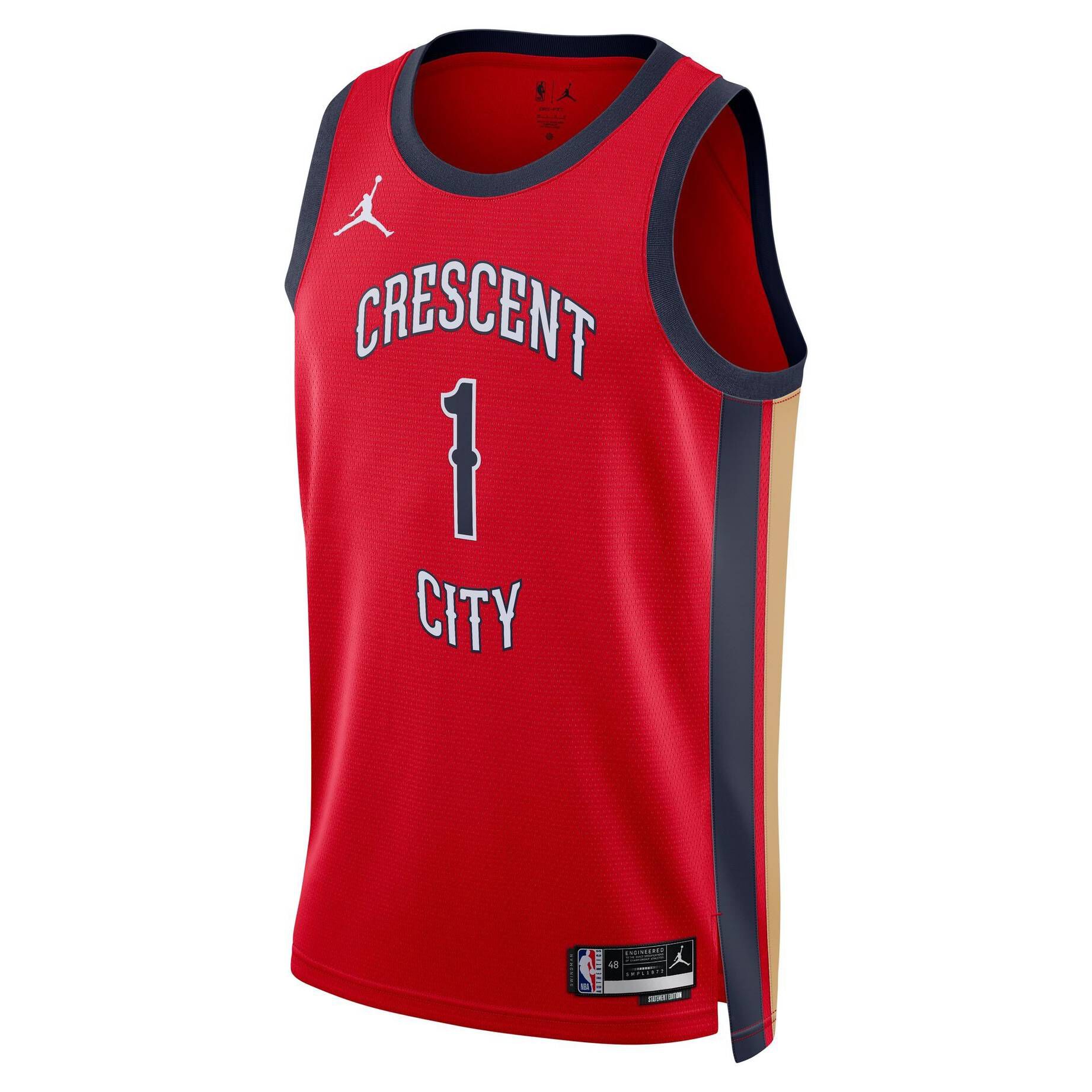 Nike Basketballtrikot NBA NEW ORLEANS PELICANS ZION WILLIAMSON in rot ...