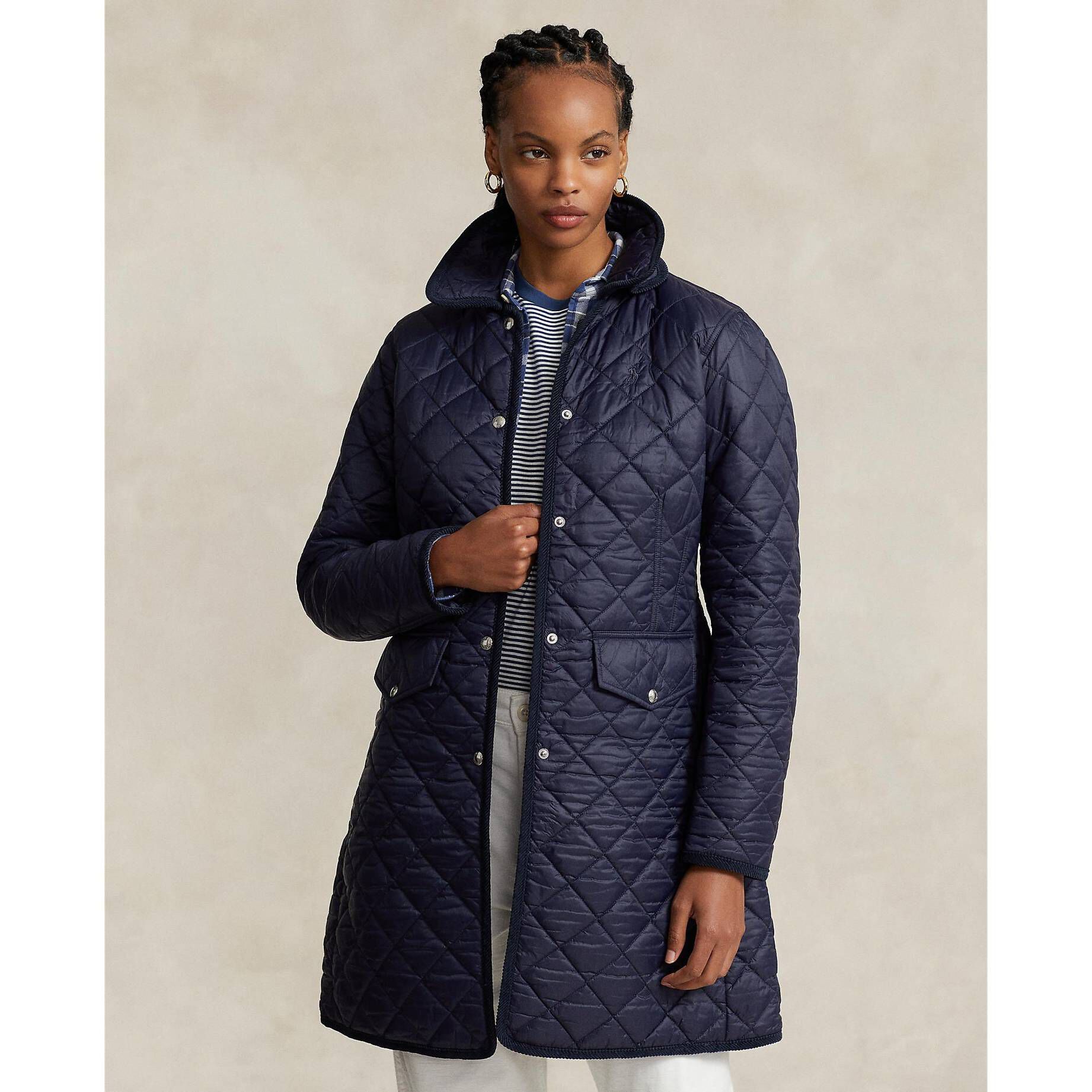 Polo Ralph Lauren Damen Steppmantel in blau kaufen | engelhorn