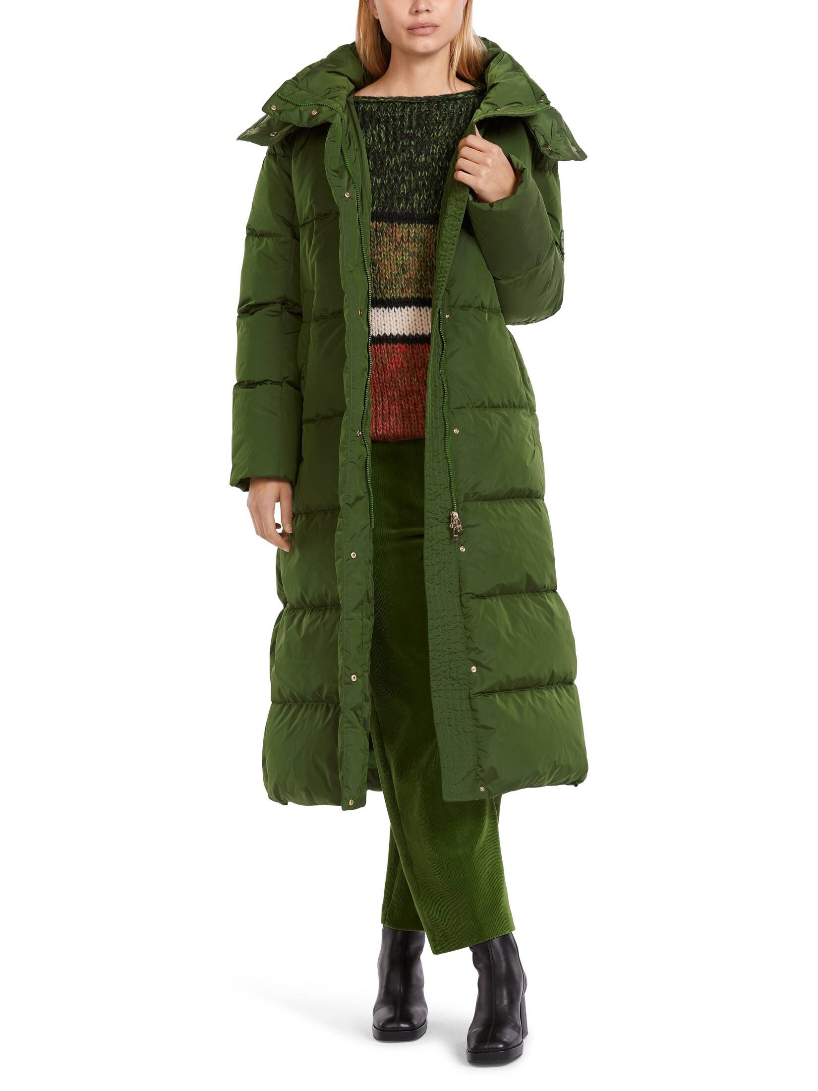 Damen Daunenmantel mit Kapuze