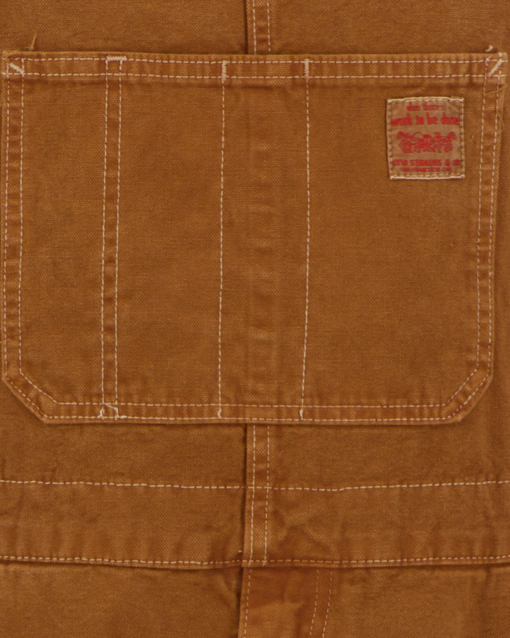 Herren Latzhosen RT OVERALL DARK GINGER GD OVER