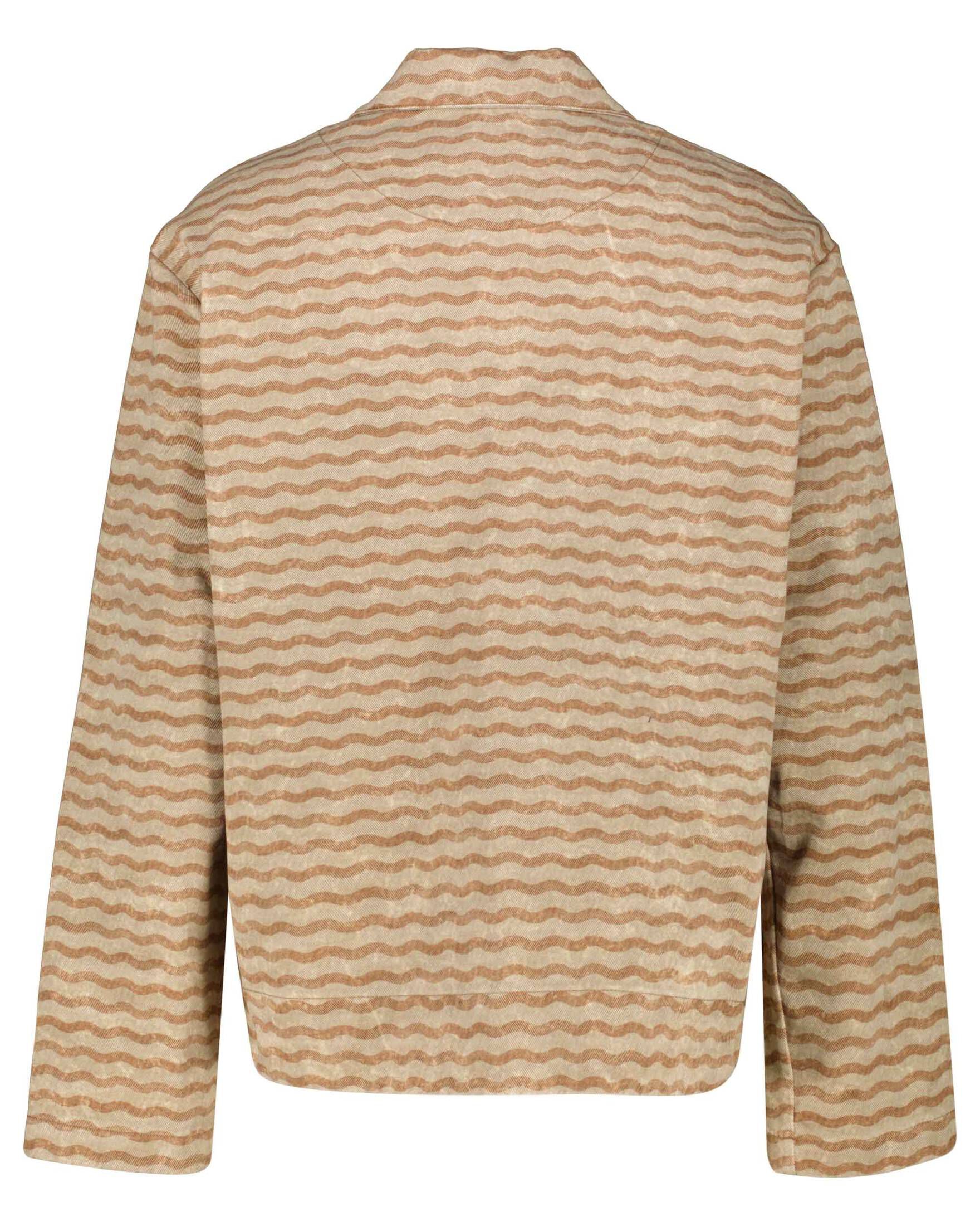 Herren Jeansjacke OKEY WAVE PRINT