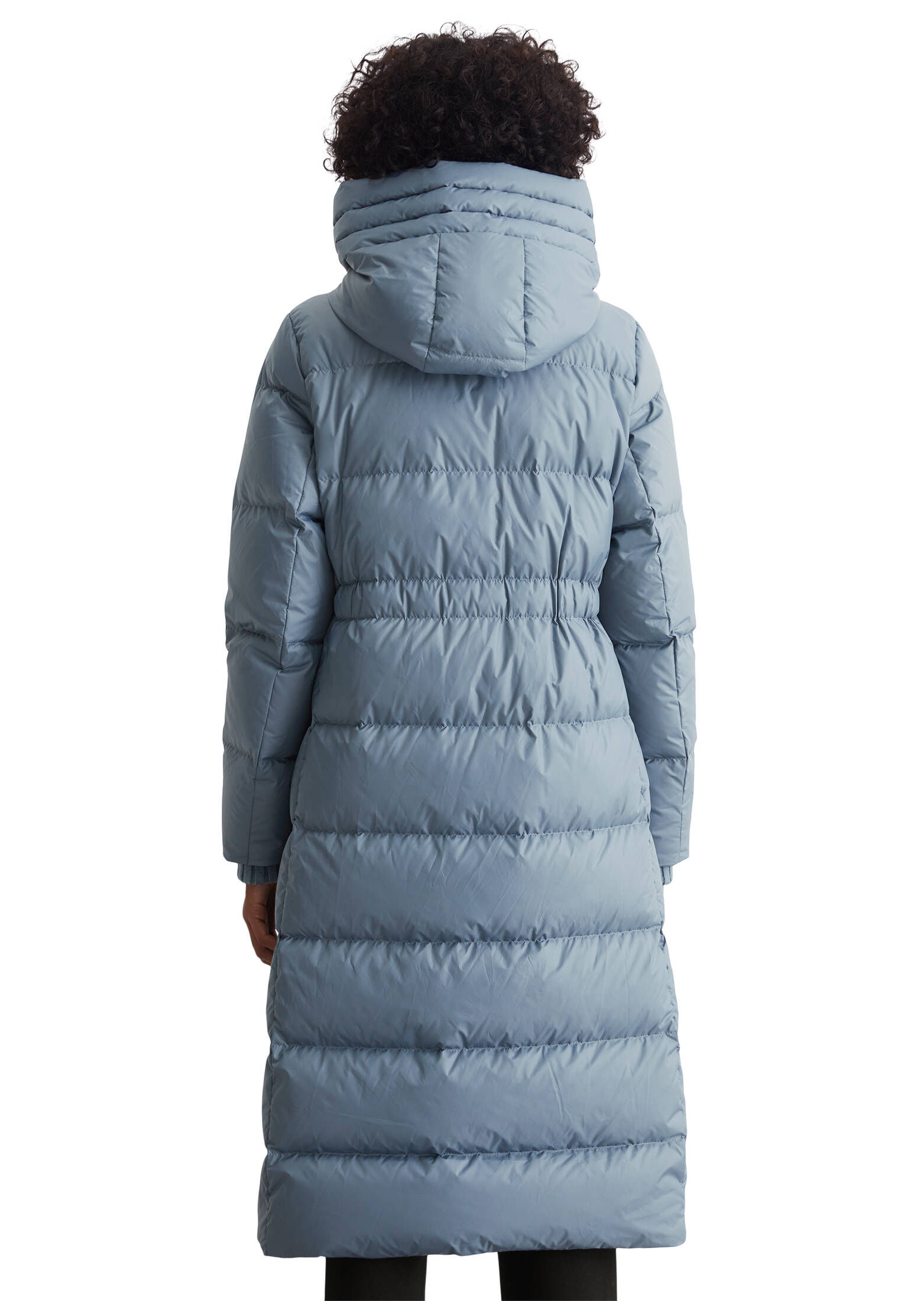 Marc O'Polo Damen Daunenmantel mit Kapuze in blau kaufen | engelhorn