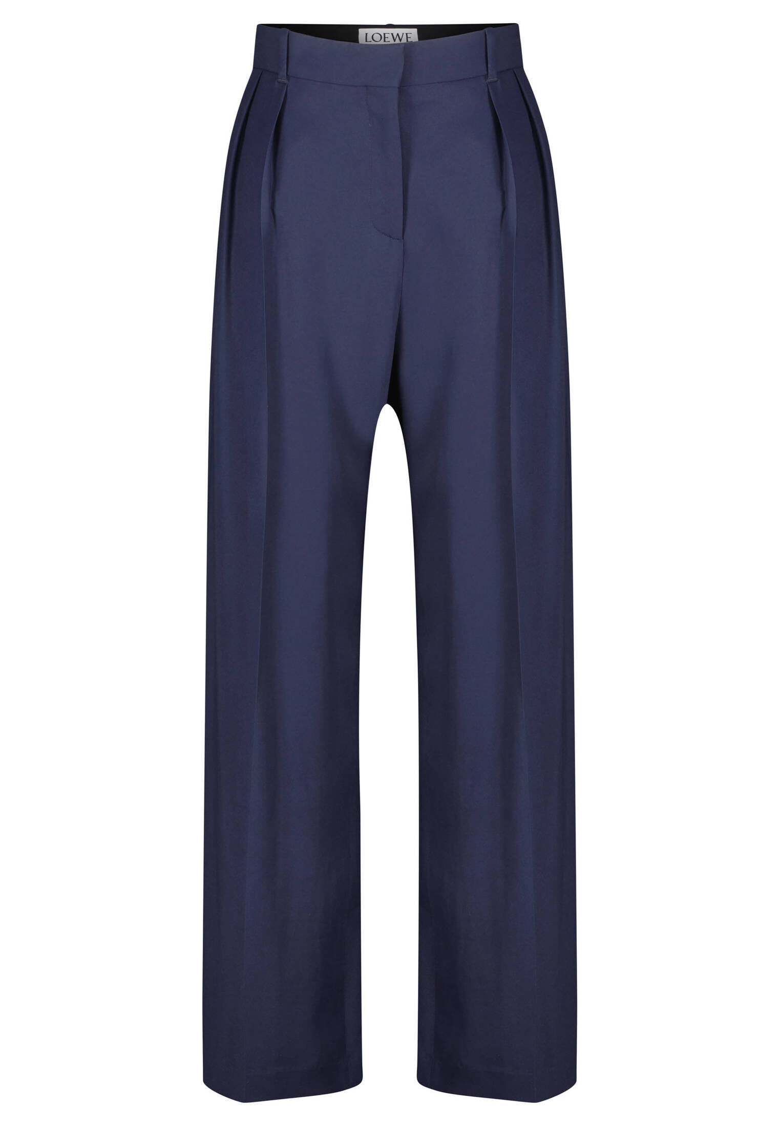 Loewe Damen Bundfaltenhose aus Cady in blau kaufen | engelhorn