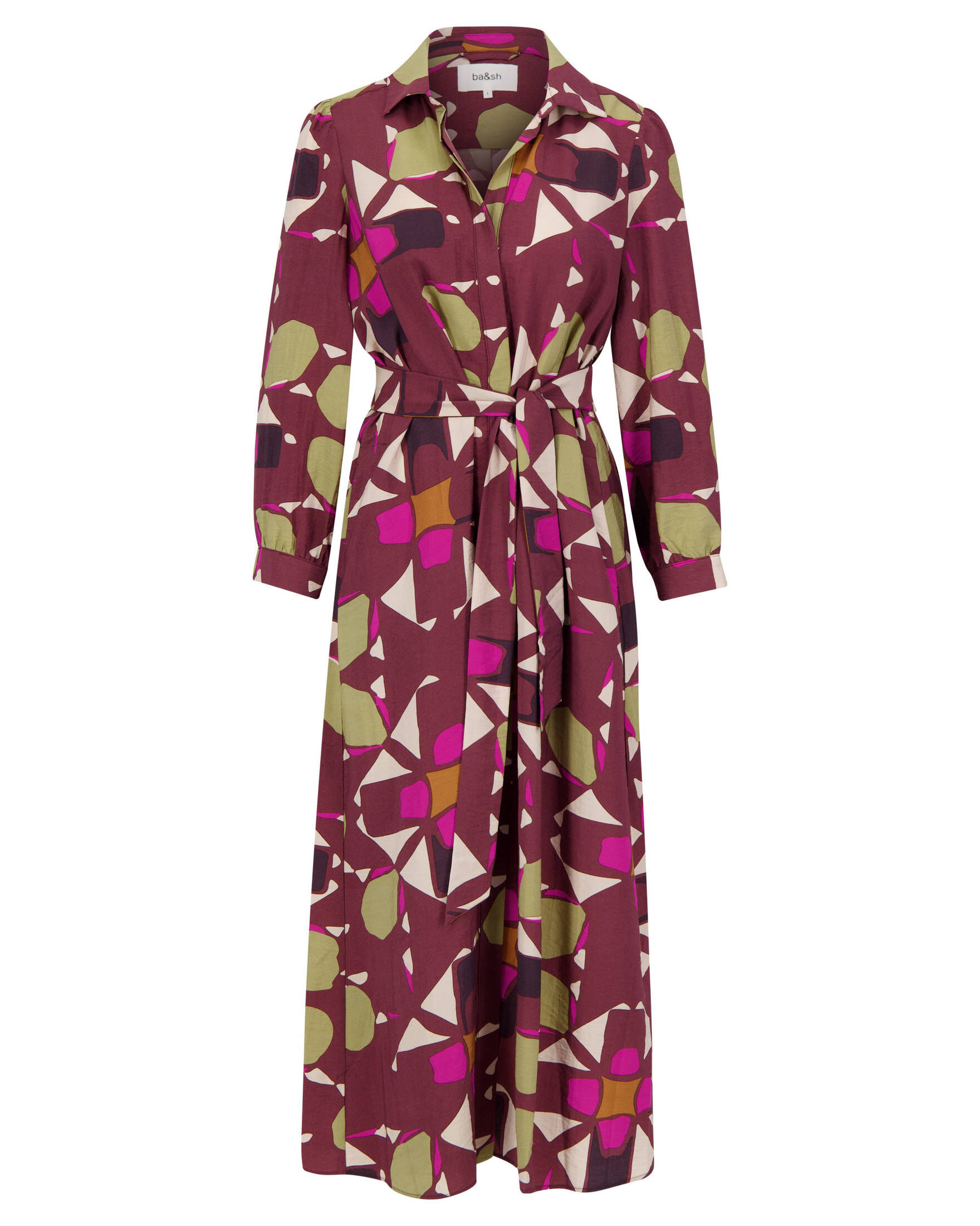 ba&sh Damen Hemdblusenkleid ARA Oversized Fit in mehrfarbig kaufen ...