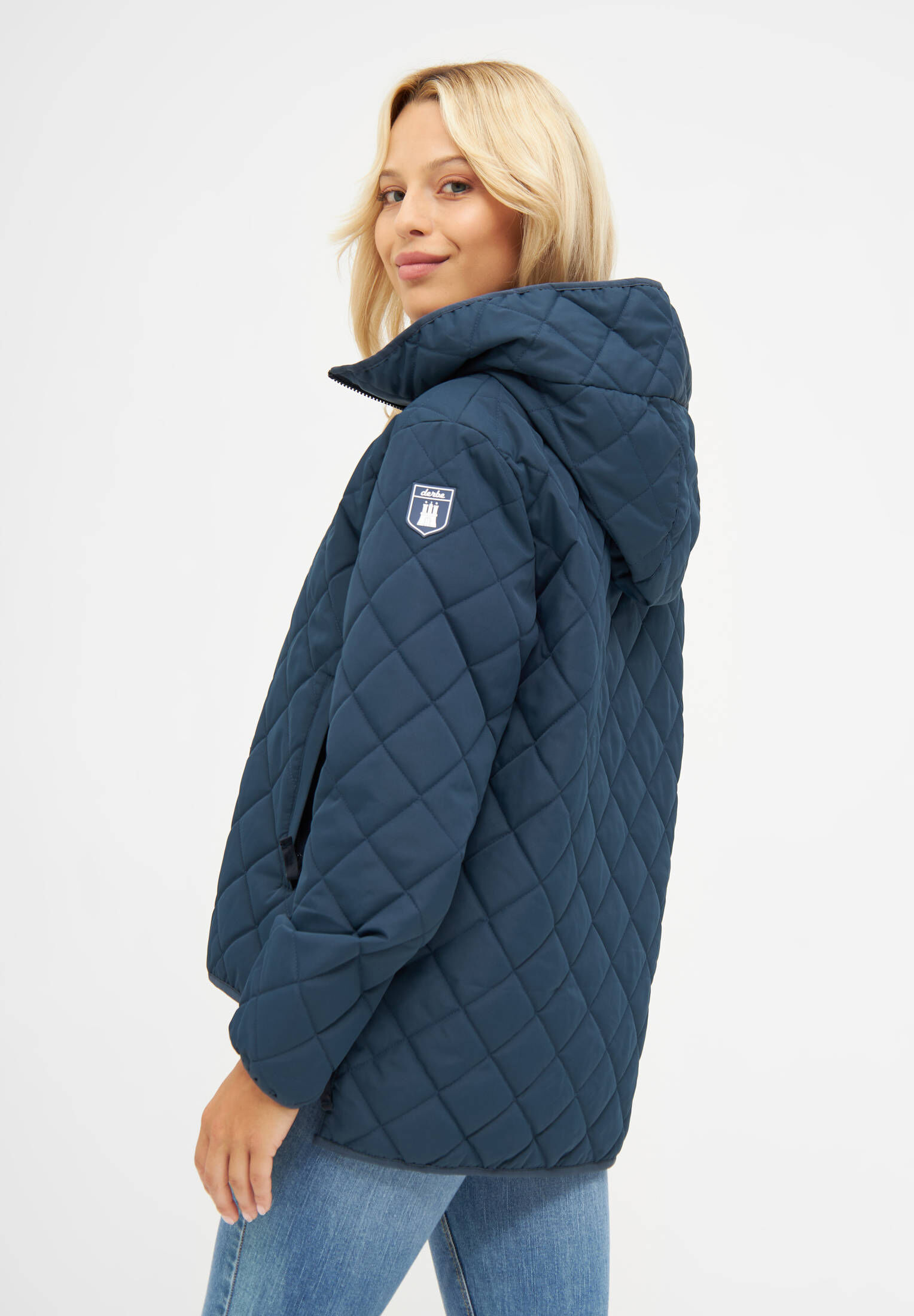 Damen Jacke Quiltby Short