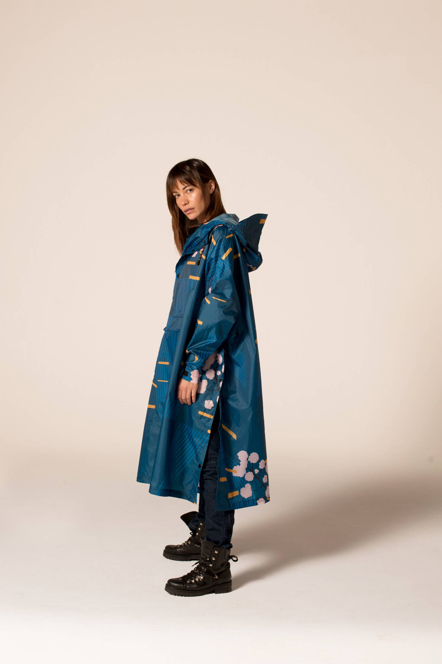 Regenponcho JAPANESE BLOSSOM RAIN PONCHO