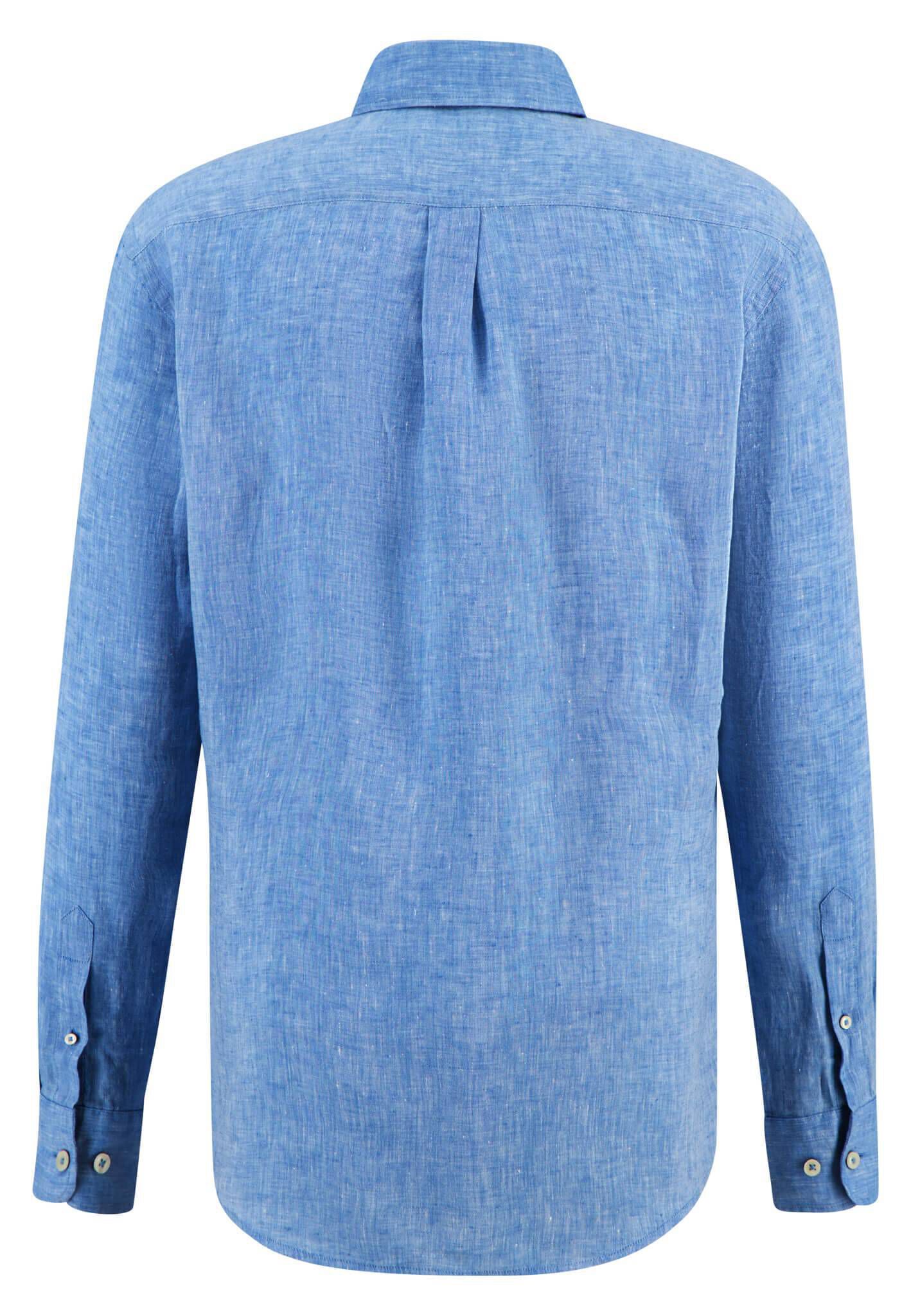 Fynch-Hatton Herren Hemd Casual Fit Langarm in blau kaufen | engelhorn