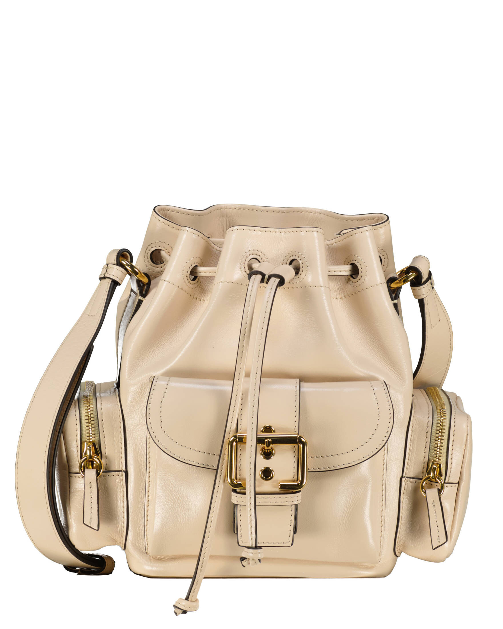 Chloé Damen Beuteltasche aus Leder CAMERA in beige kaufen | engelhorn