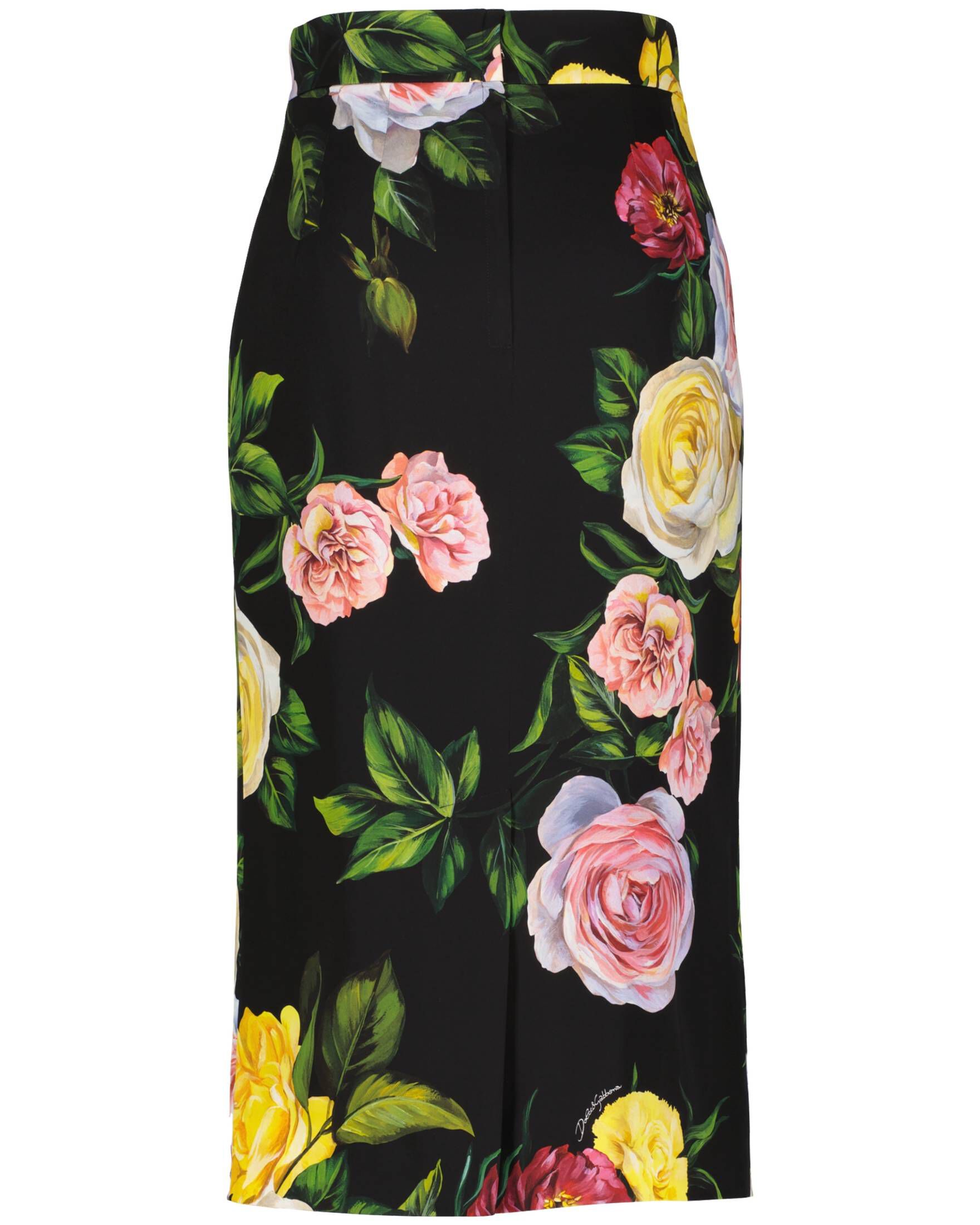 Damen Rock mit Seide LONGUETTE