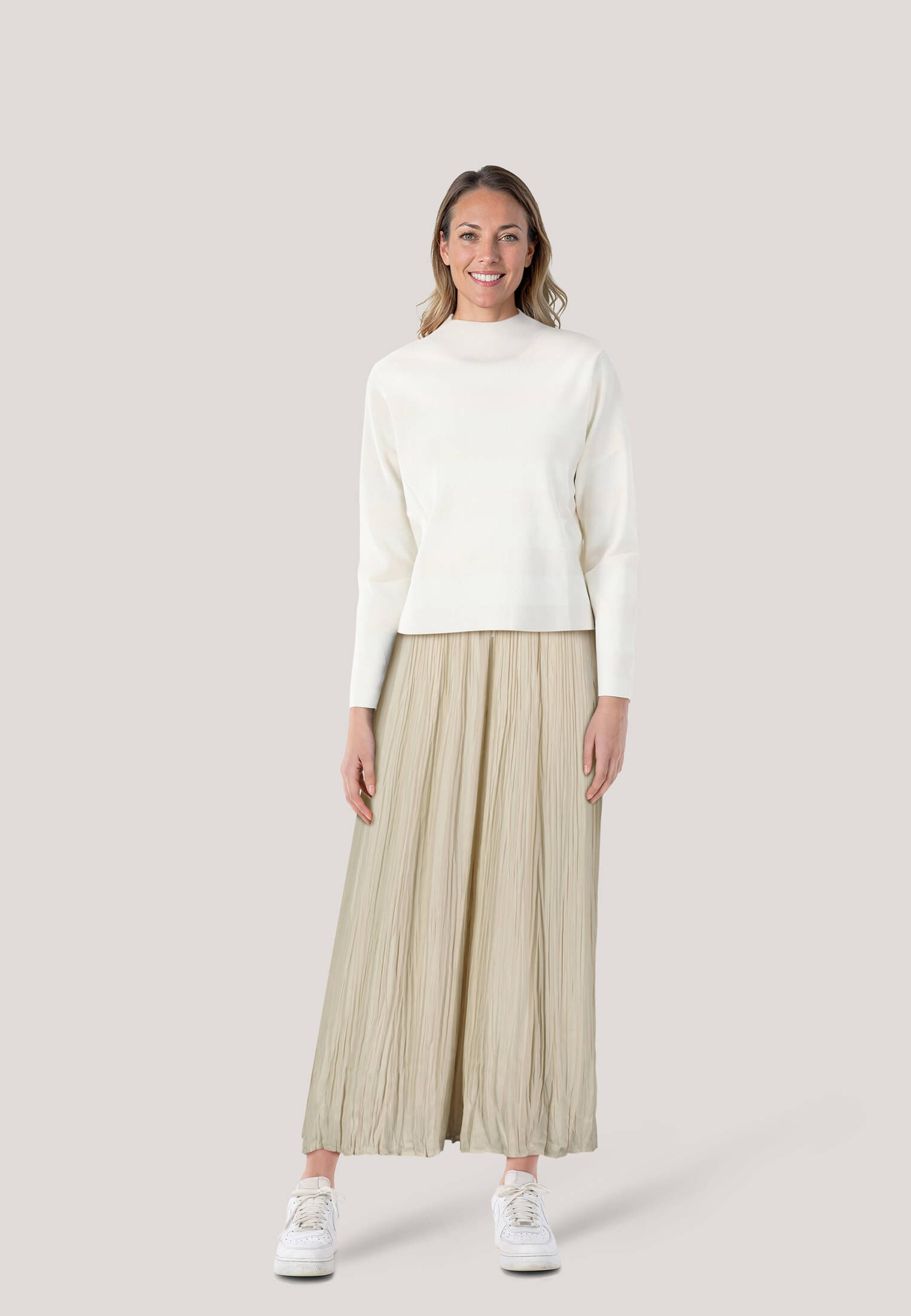 Damen Plissee-Hose WOLIN