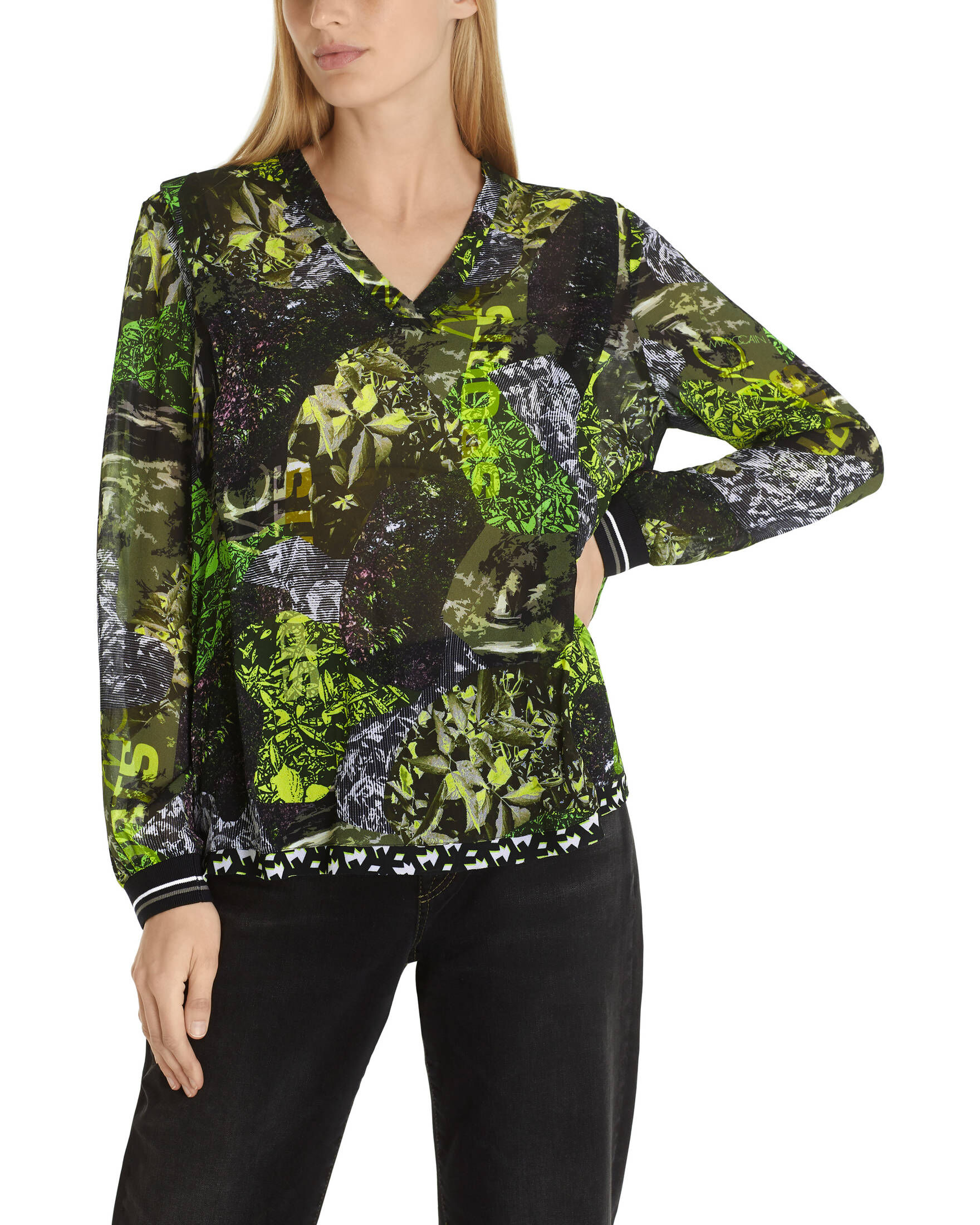Damen Bluse Langarm