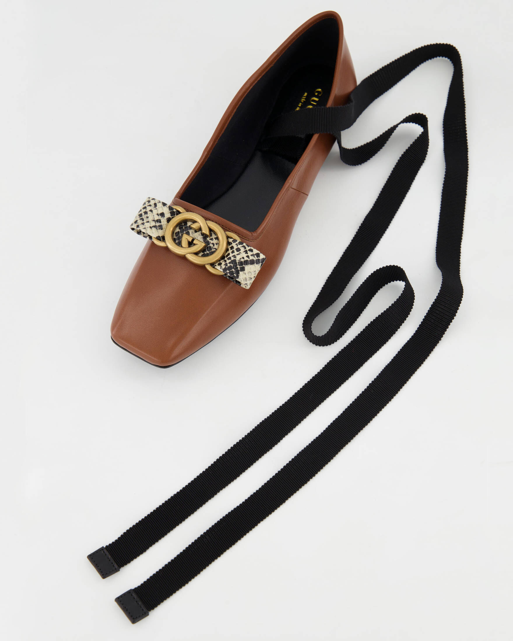 Gucci Damen Ballerinas EVI in Braun kaufen | engelhorn