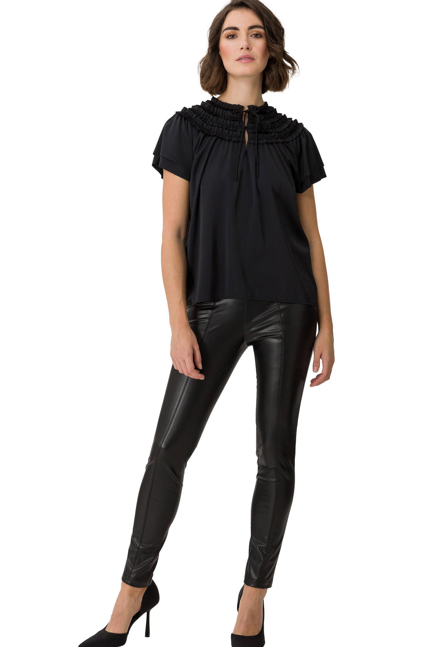 Damen Stretchhose beschichtet 30 Inch