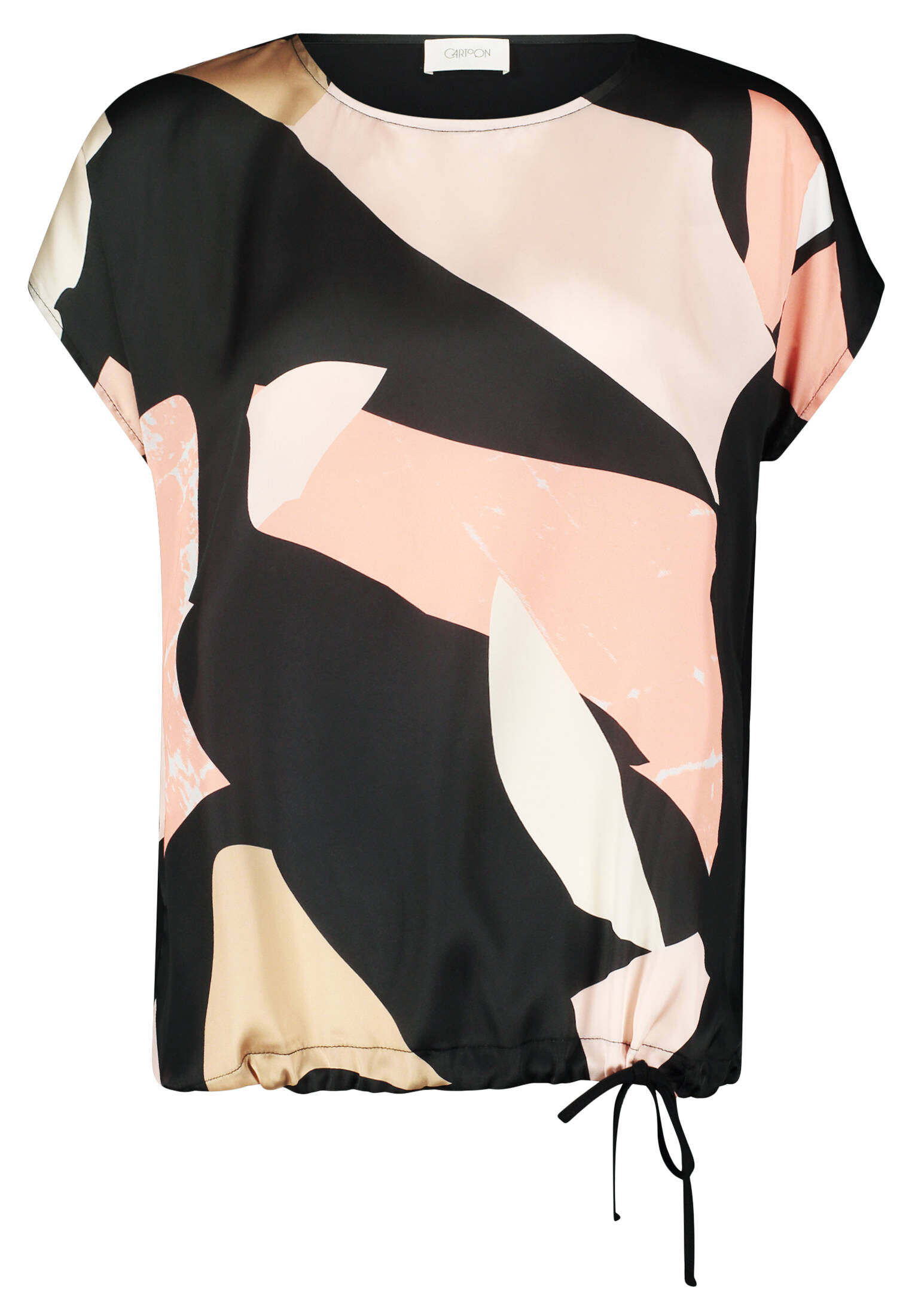 Damen Printshirt mit Tunnelzug