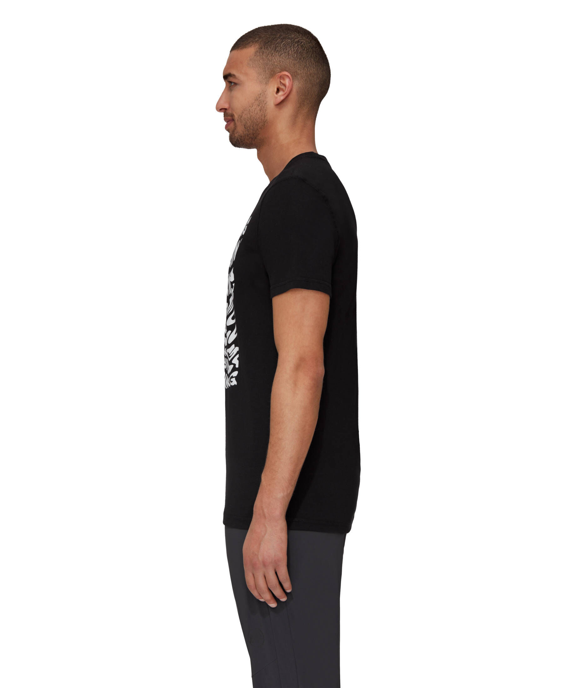 Herren Sloper T-Shirt Men Wavy