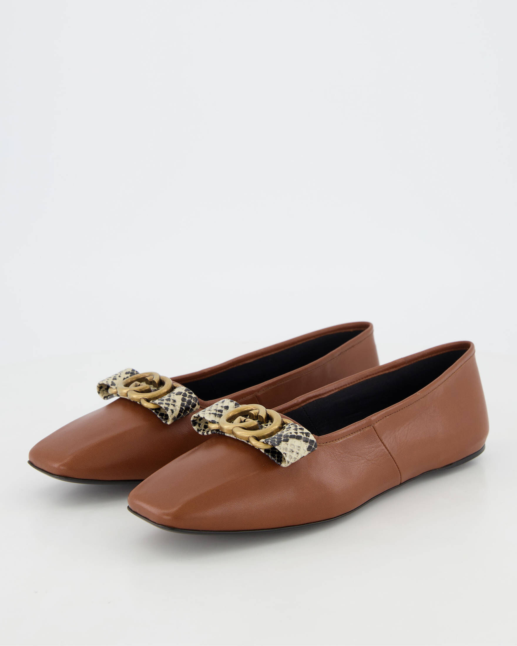 Gucci Damen Ballerinas EVI in Braun kaufen | engelhorn