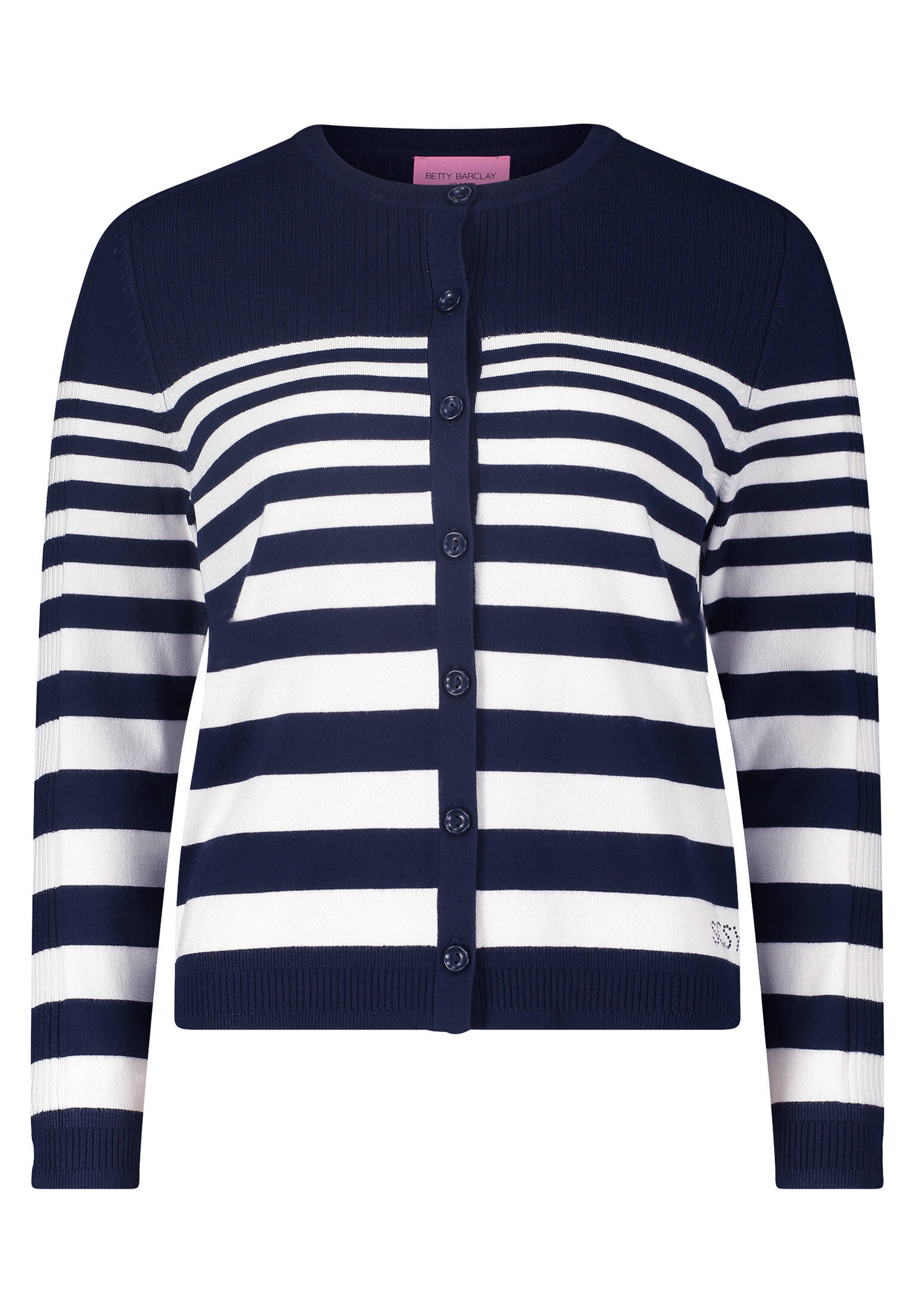 Damen Feinstrickjacke mit Ringel