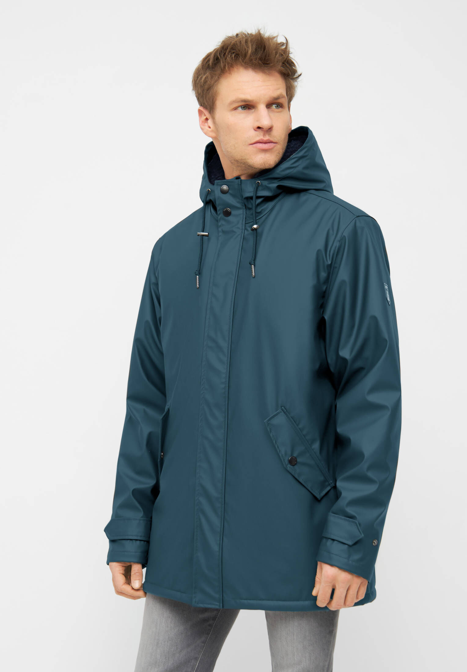Derbe Herren Regenjacke Trekholm in blau kaufen | engelhorn