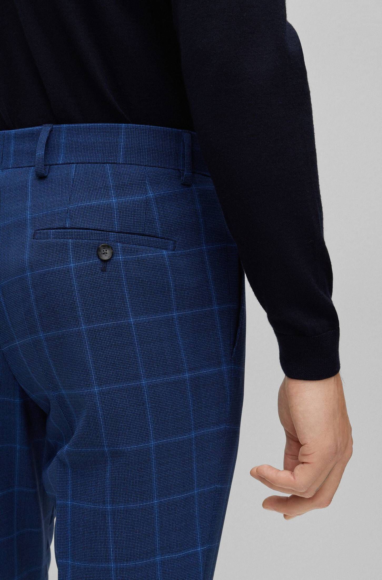 Herren Anzug H-HUGE-2PCS-224 Slim Fit