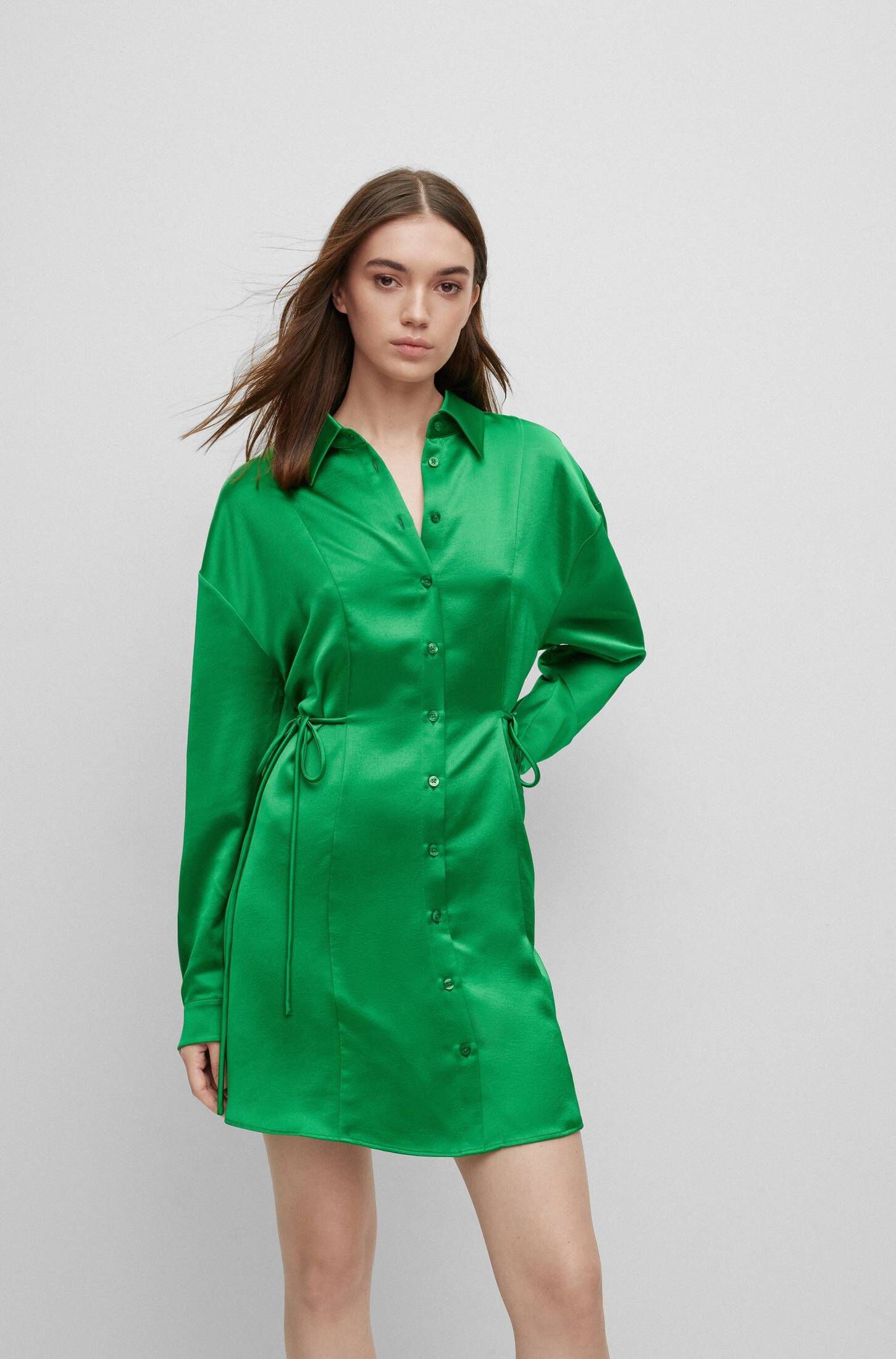 Damen Satinkleid KELESTE