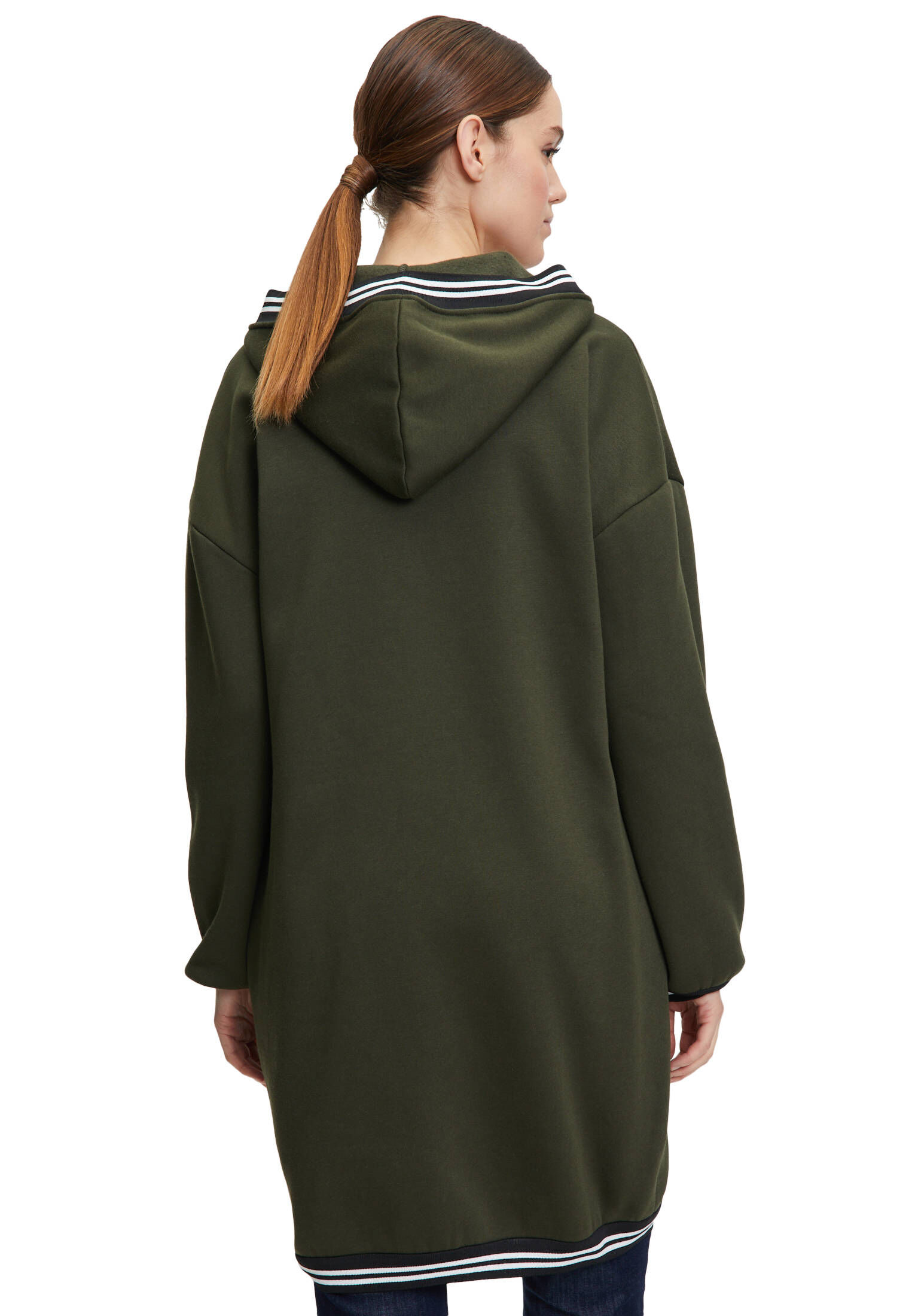 Damen Sweatmantel mit Kapuze Relaxed Fit