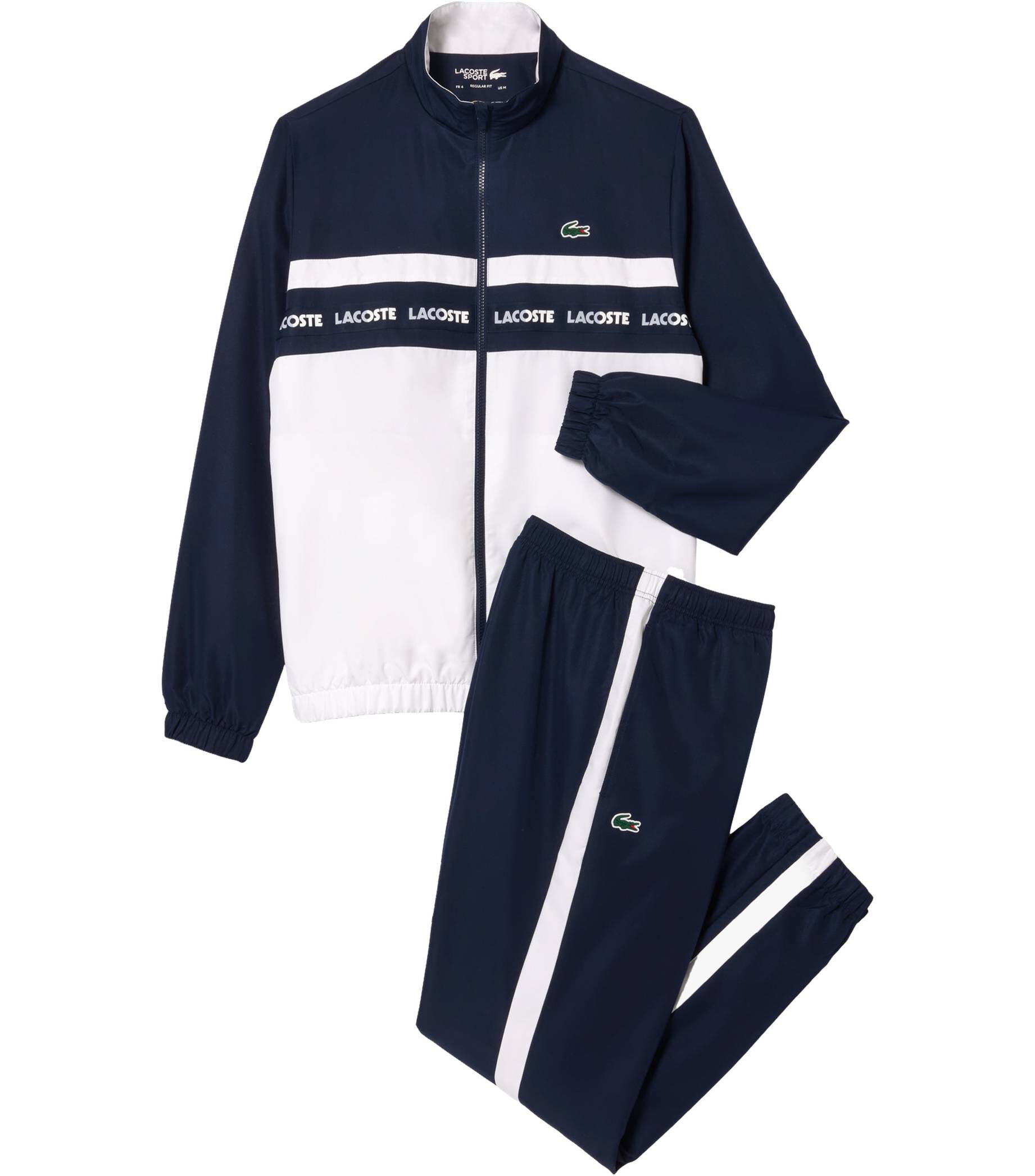 Verwunderlich Lacoste Anzug Blau Weiss Ebenbild
