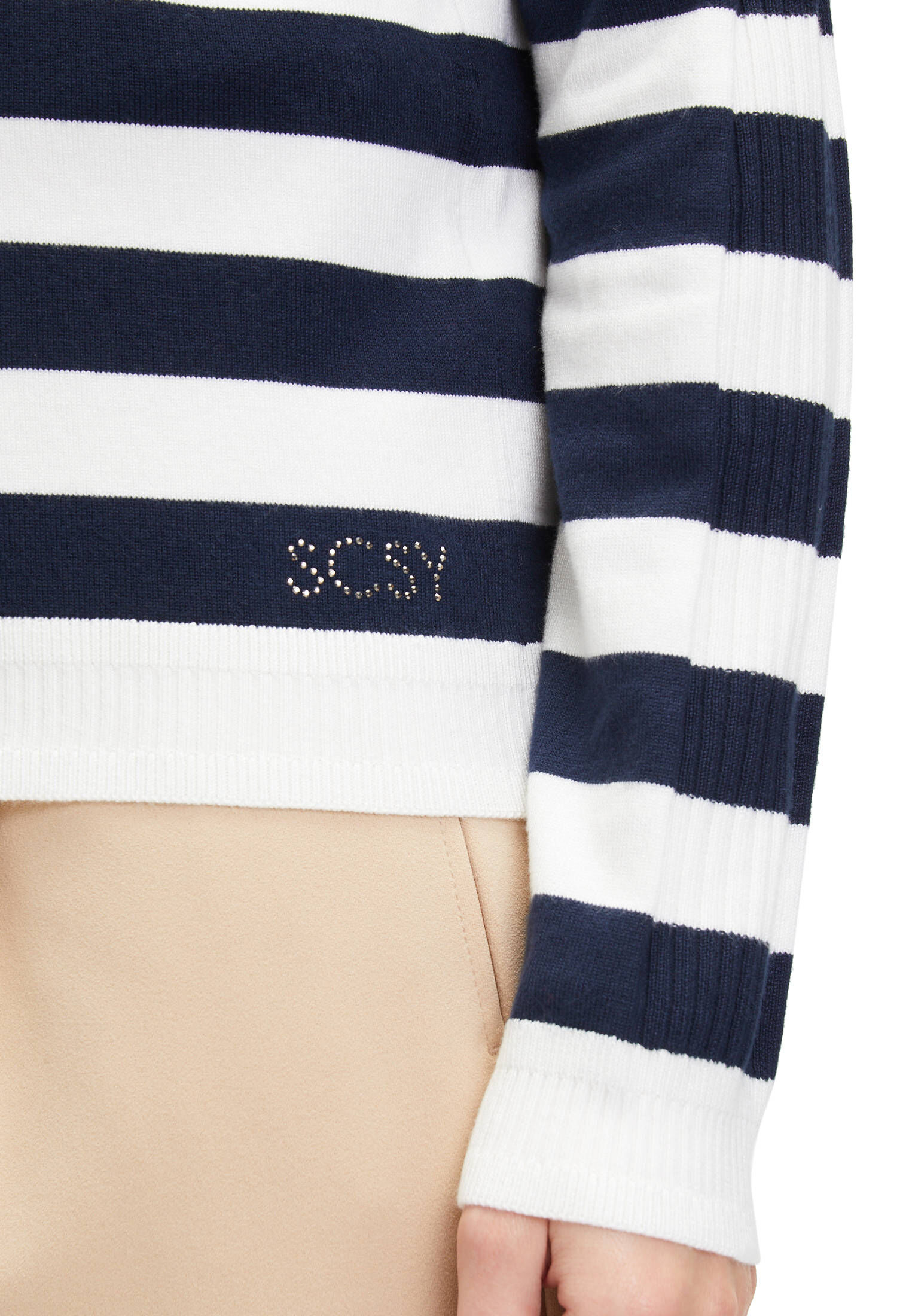 Damen Feinstrickjacke mit Ringel