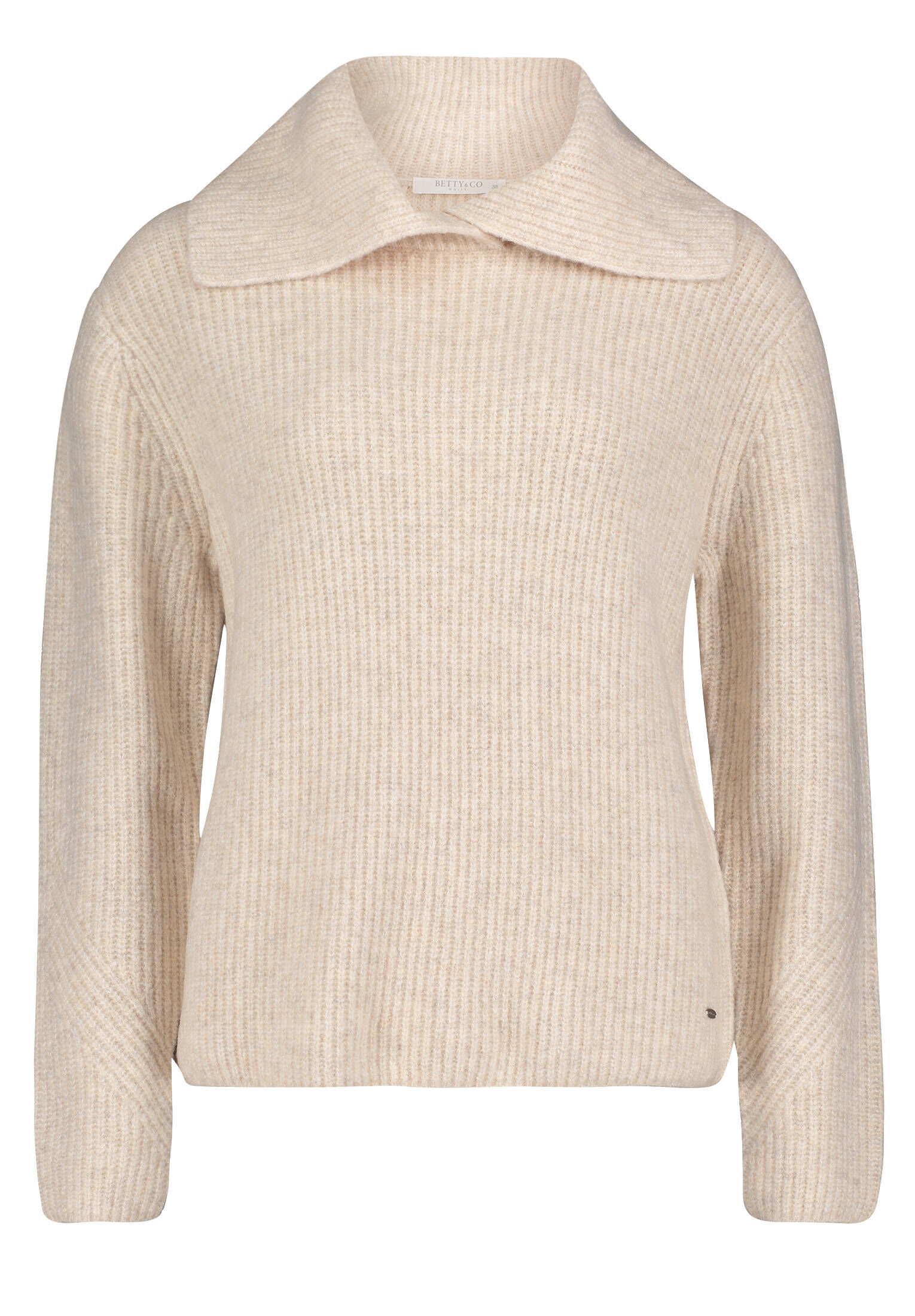 Damen Strickpullover mit Kragen