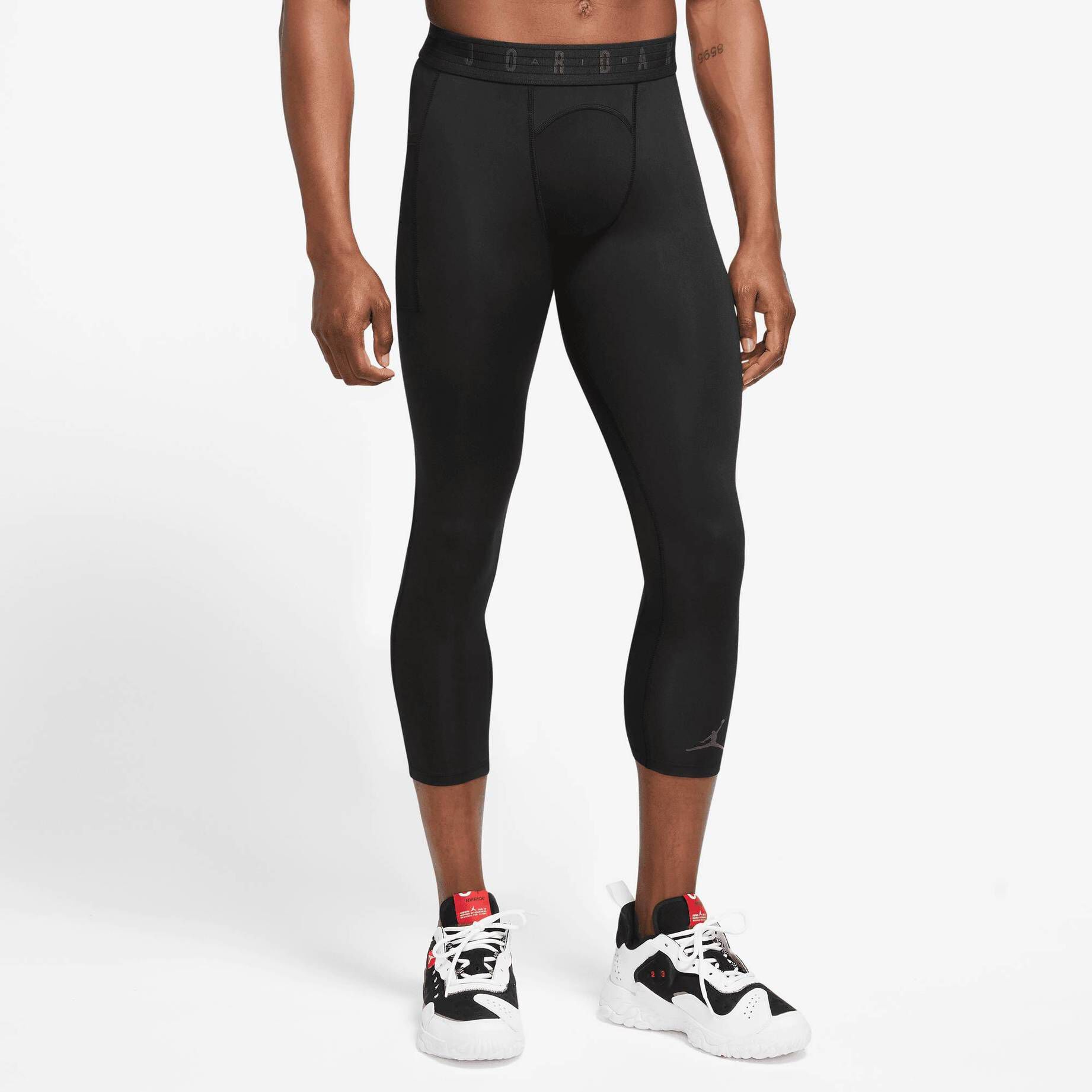 Jordan Herren Tight JORDAN SPORT DRI-FIT MENS 3/4 Tight Fit in schwarz ...